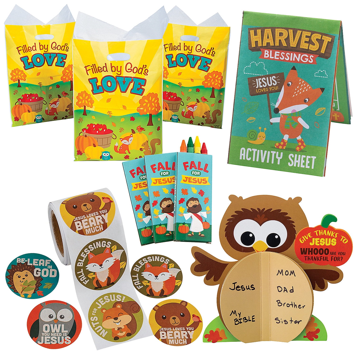 Fun Express Faith Fall Church Busy Bags Assortment May Vary - Walmart.com