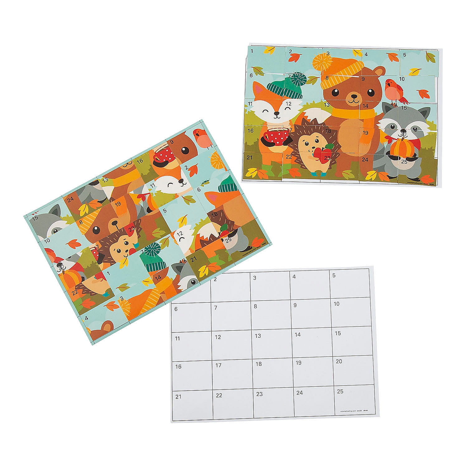 Fun Express Fall Sticker Puzzles - 12 Puzzles - Walmart.com