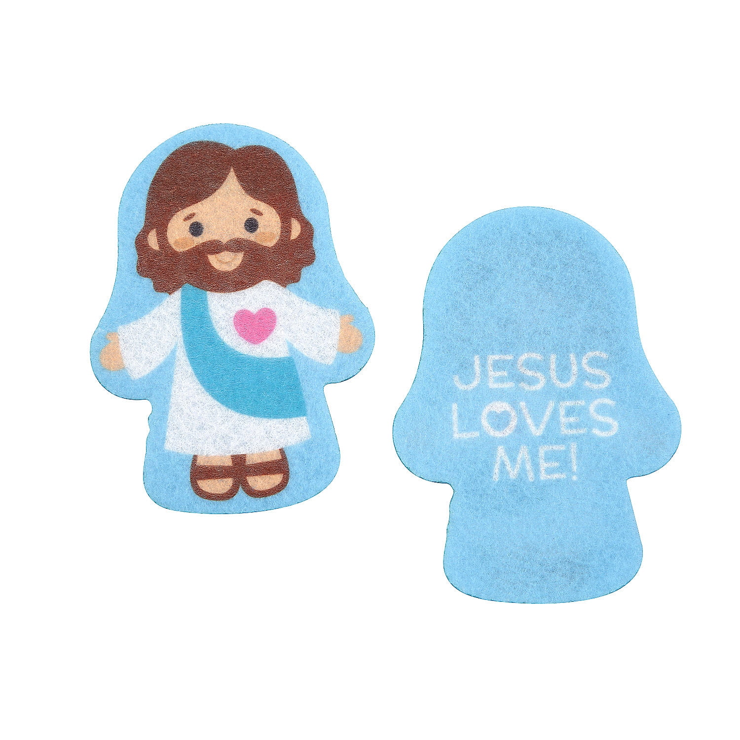 Fun Express Felt Mini Jesus-Shaped Handouts - 24 Pieces - Walmart.com