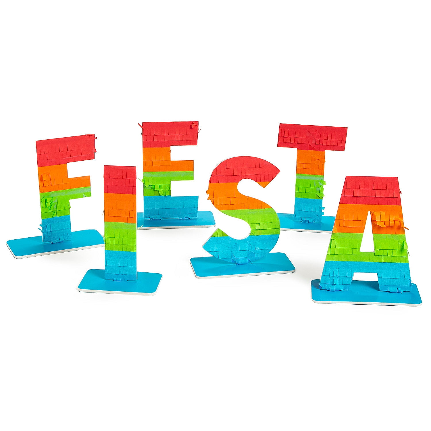 Fun Express Fiesta Fringe Tabletop Letters - 6 Pc. - Walmart Business ...