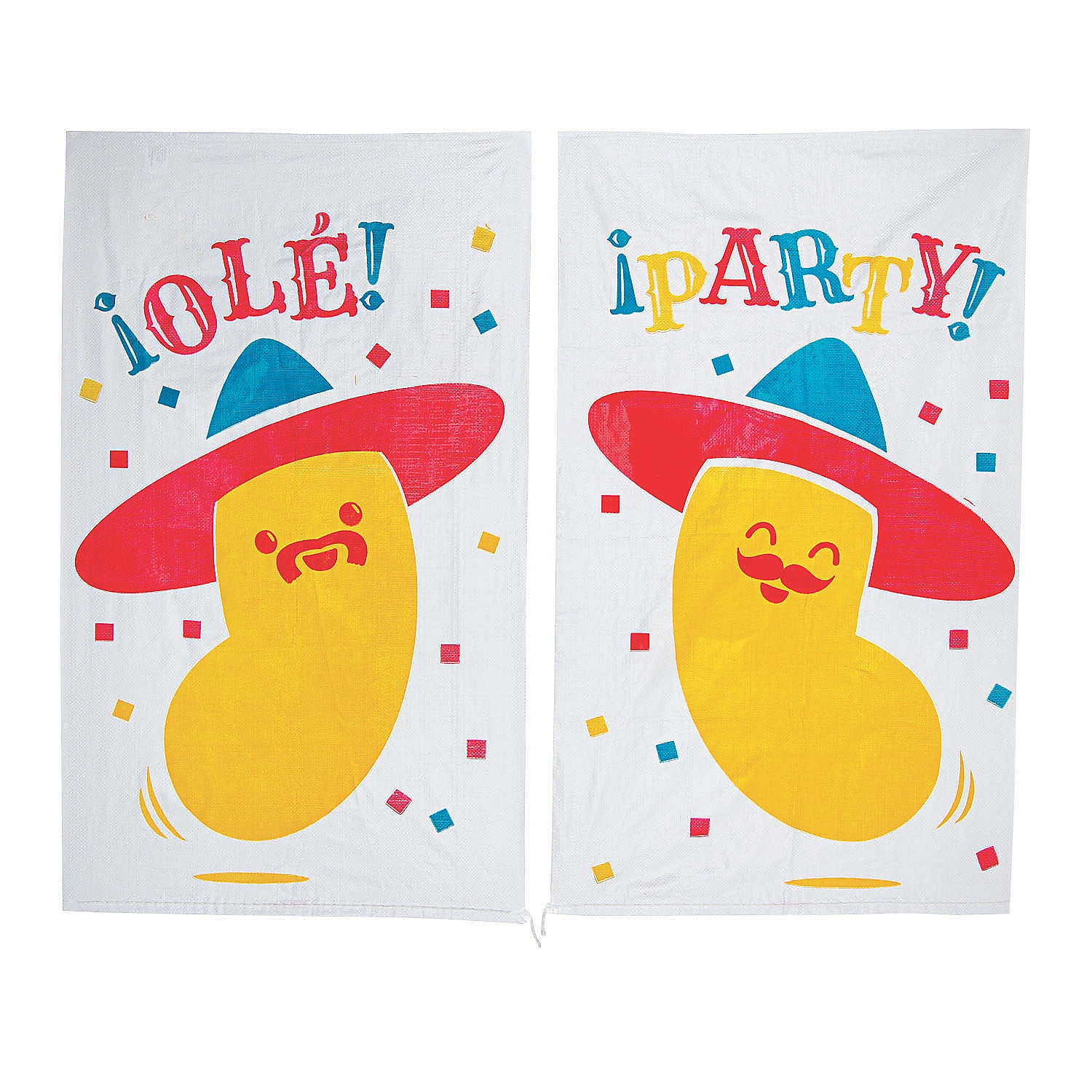 Fun Express Fiesta Potato Sack Race Bags - 12 Pc. - Walmart.com