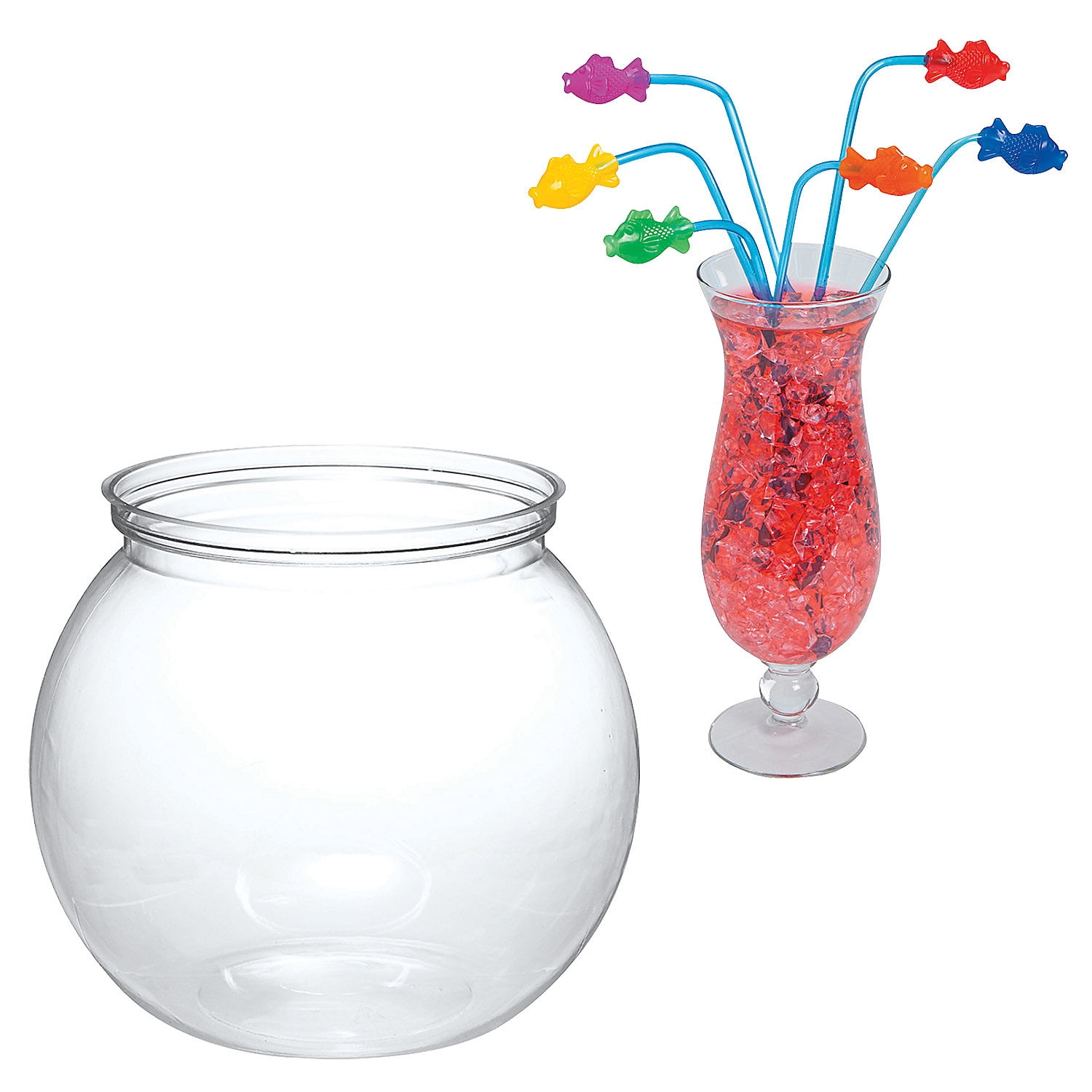 Fun Express Fishbowl Drinkware Kit 16 Pieces - Walmart.com