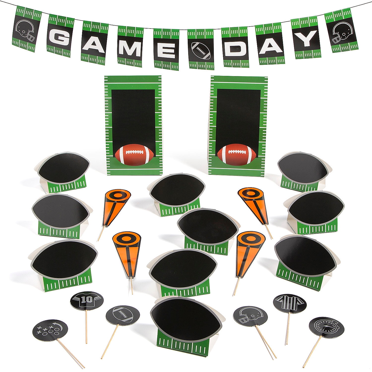 Fun Express Football Tailgating Buffet Decorating Kit - 23 Pc ...