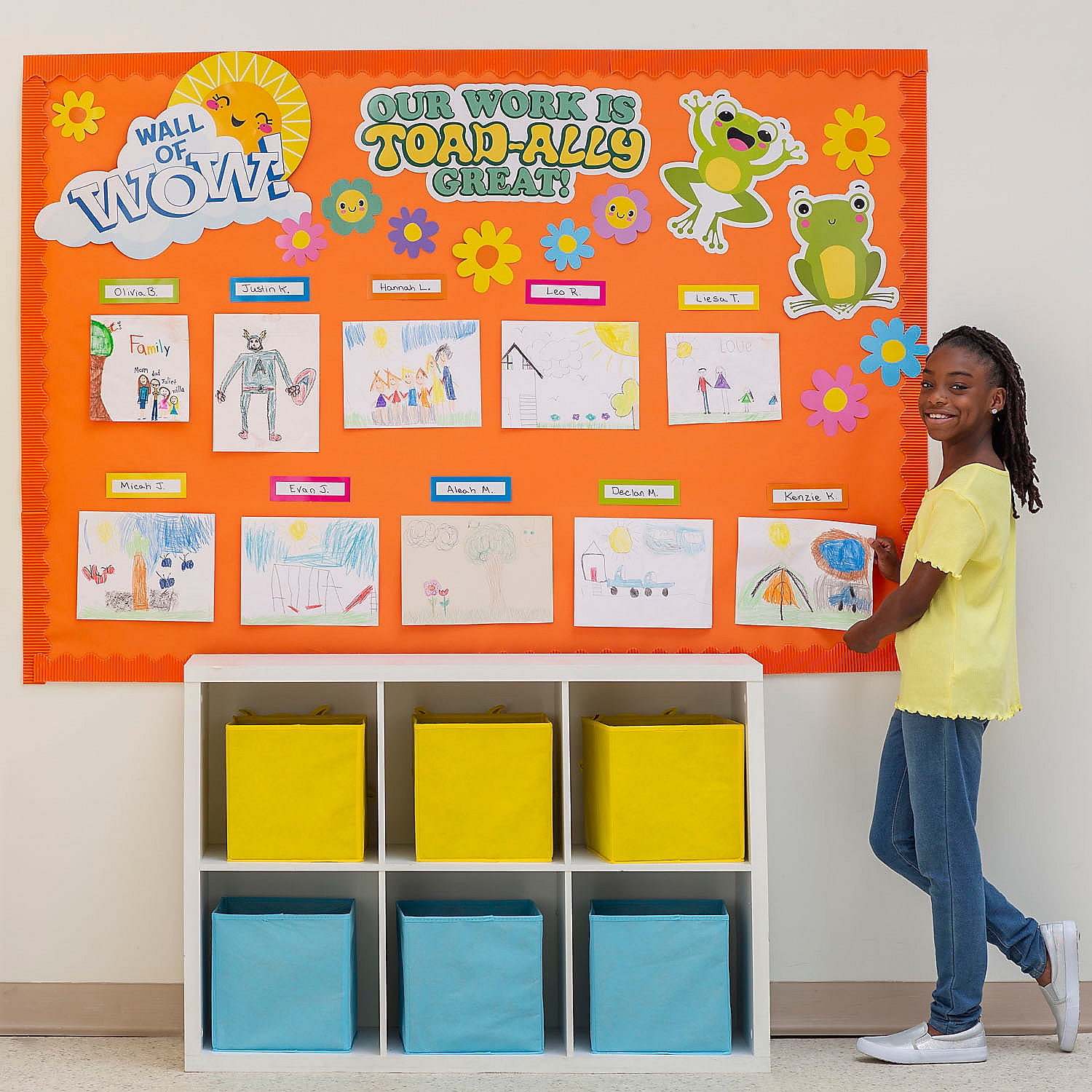 Fun Express Four Seasons Wall of Wow Classroom Bulletin Board Set - 139 ...