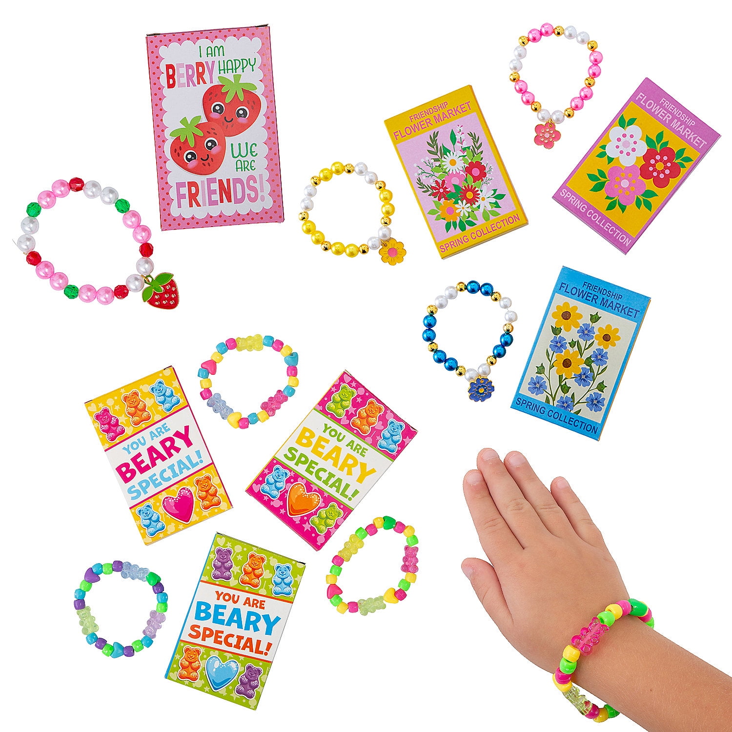 Fun Express Friendship Bracelet Multicolor Craft Assortment – 36 Pieces ...