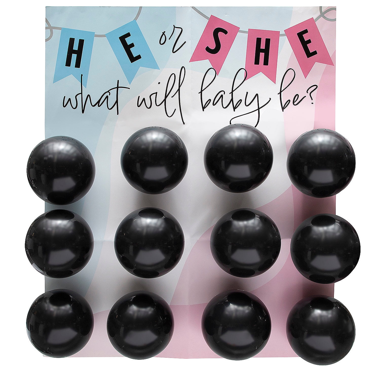 Gender Reveal Balloon Pop Game - 22 pieces - Walmart.com