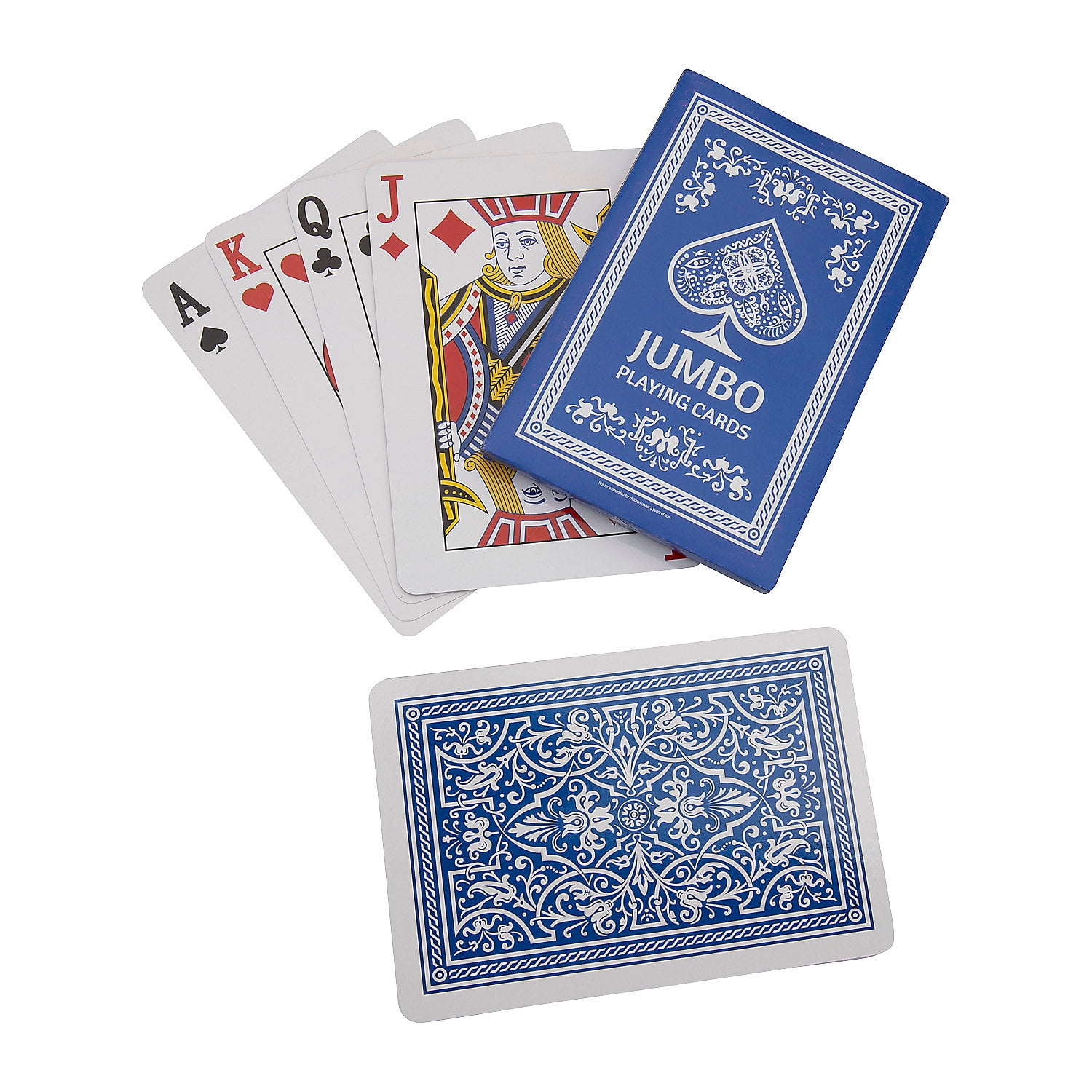Fun Express Giant Playing Cards - 54 Pieces - Walmart.com