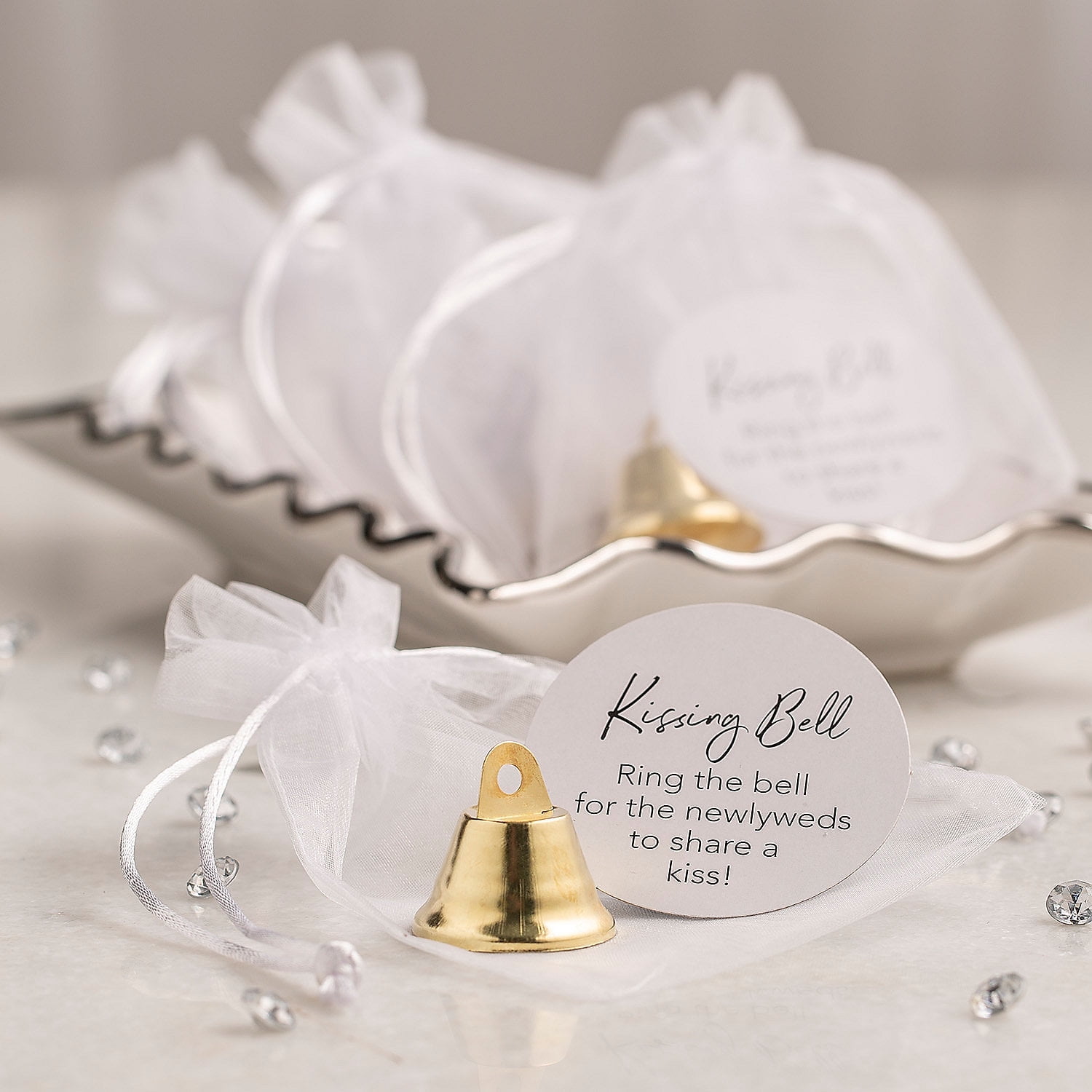 Fun Express Gold Wedding Bell Favor Kit Bulk 144 Pc - Walmart.com