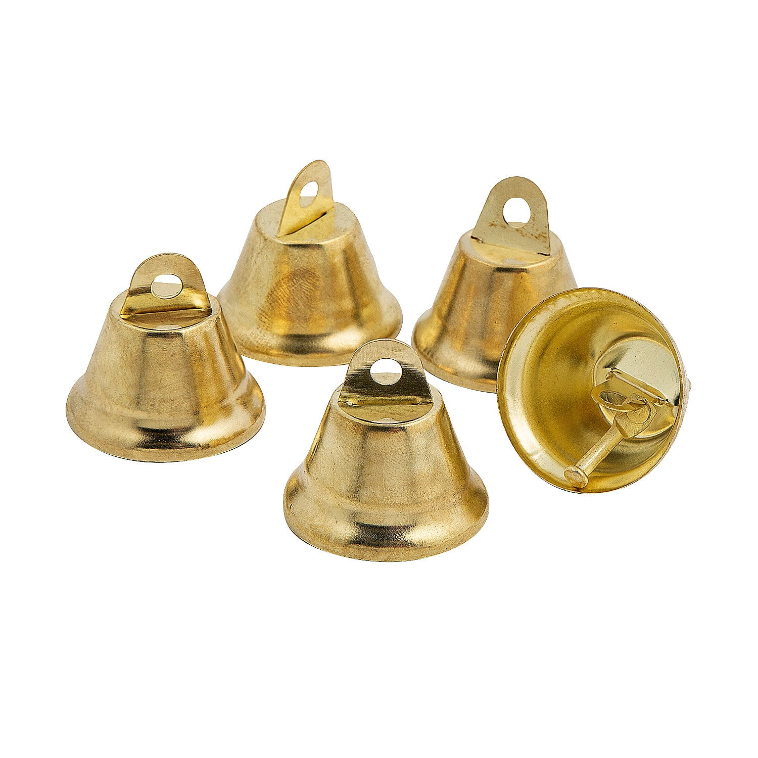 Fun Express Gold Wedding Bells, Metal Kissing Bells, 1 1/4 Inch, Party ...