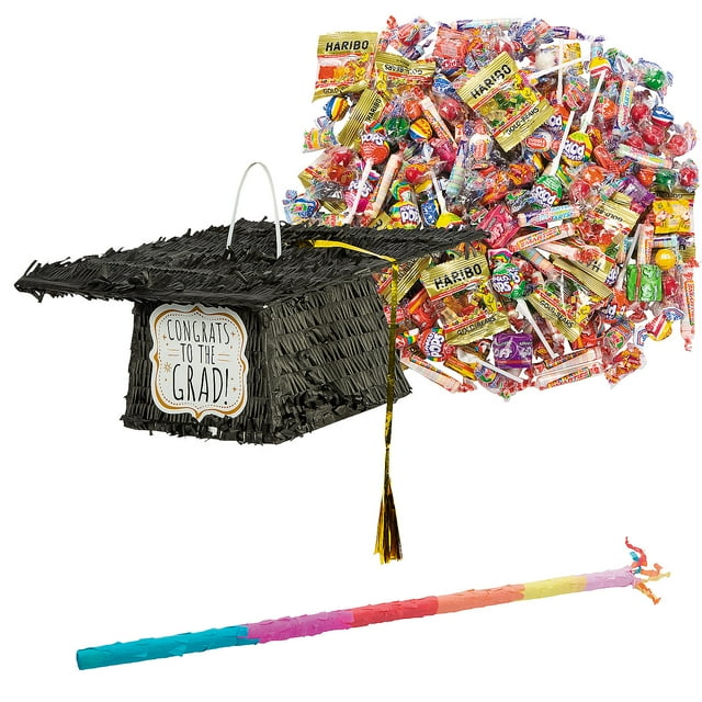 Fun Express Graduation Cap Piñata Kit 208 Pieces - Walmart.com
