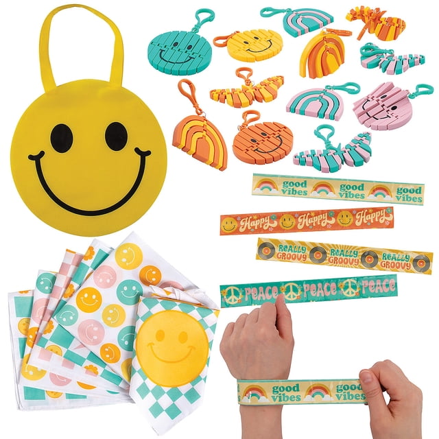Fun Express Groovy Favor Handout Kit Assortment May Vary - Walmart ...