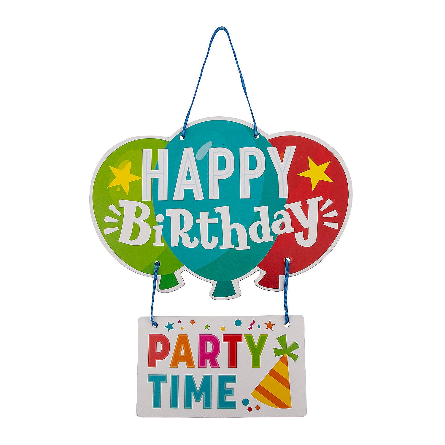 Fun Express Happy Birthday Door Sign - Walmart.com