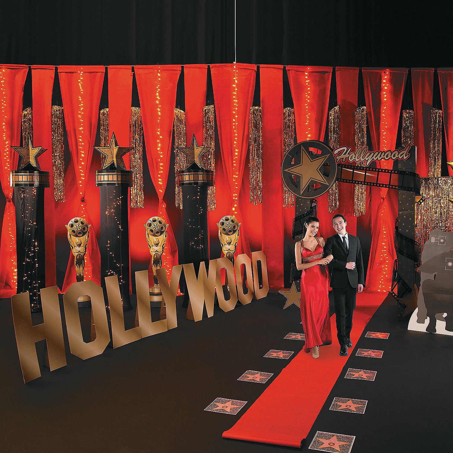 Fun Express Hollywood Nights Decorating Kit - 14 Pieces - Walmart.com