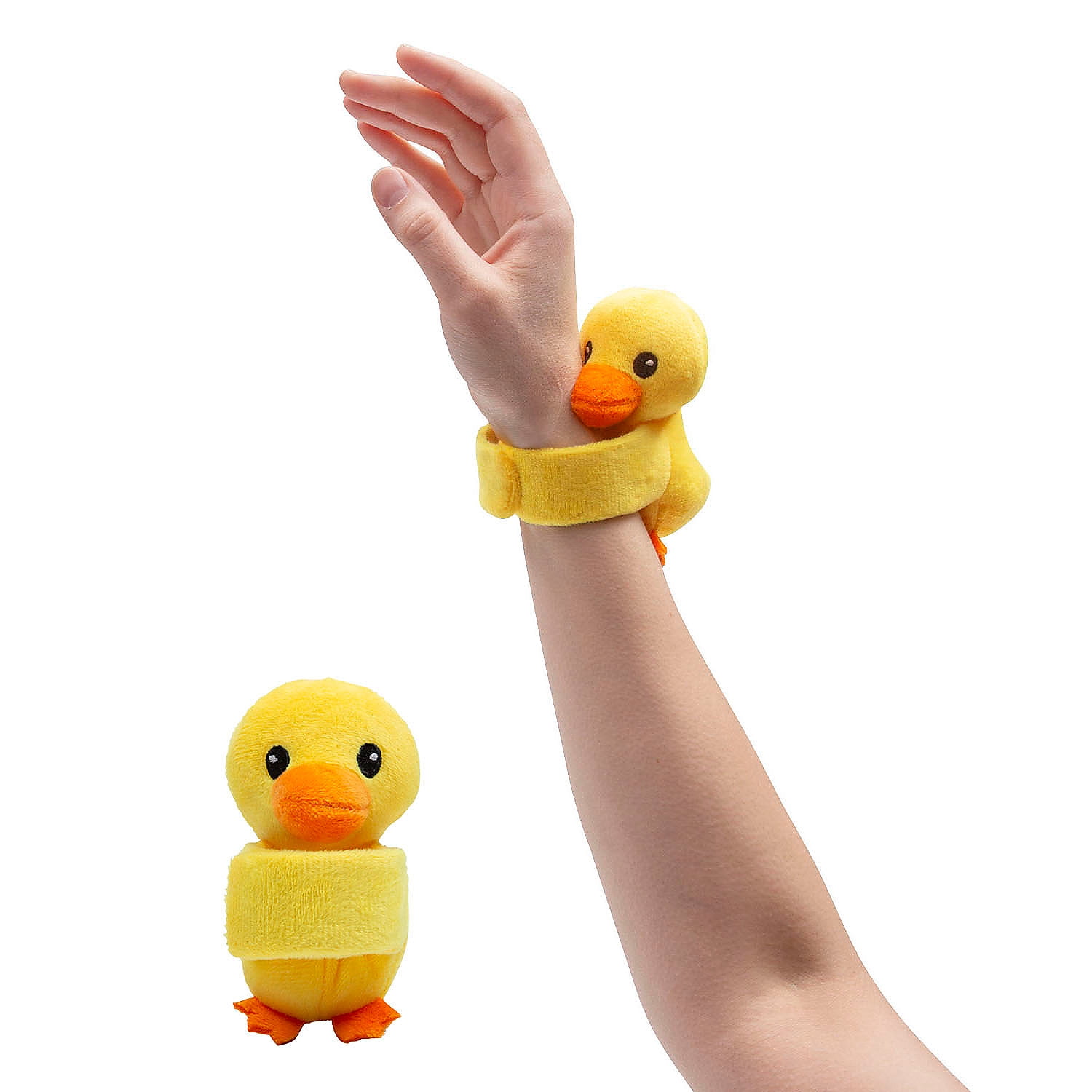 Fun Express Hugging Stuffed Lucky Duck Slap Bracelets - 12 Piece ...
