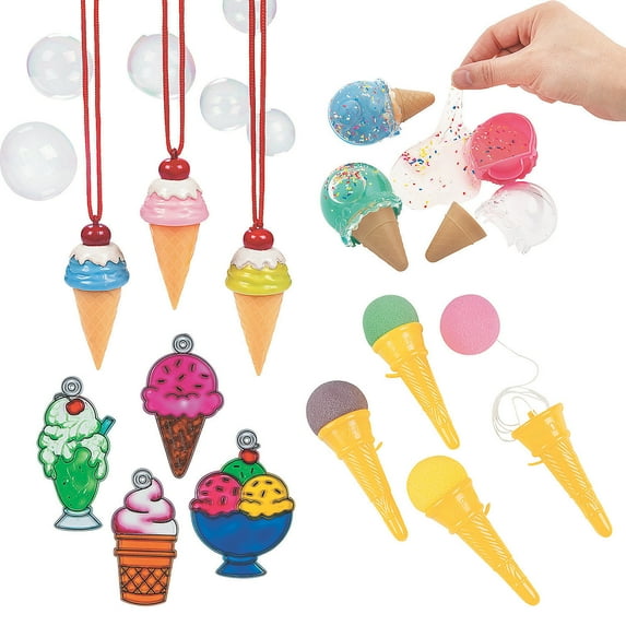 Fun Express Ice Cream Fun Kit - 48 Pc - Walmart.com
