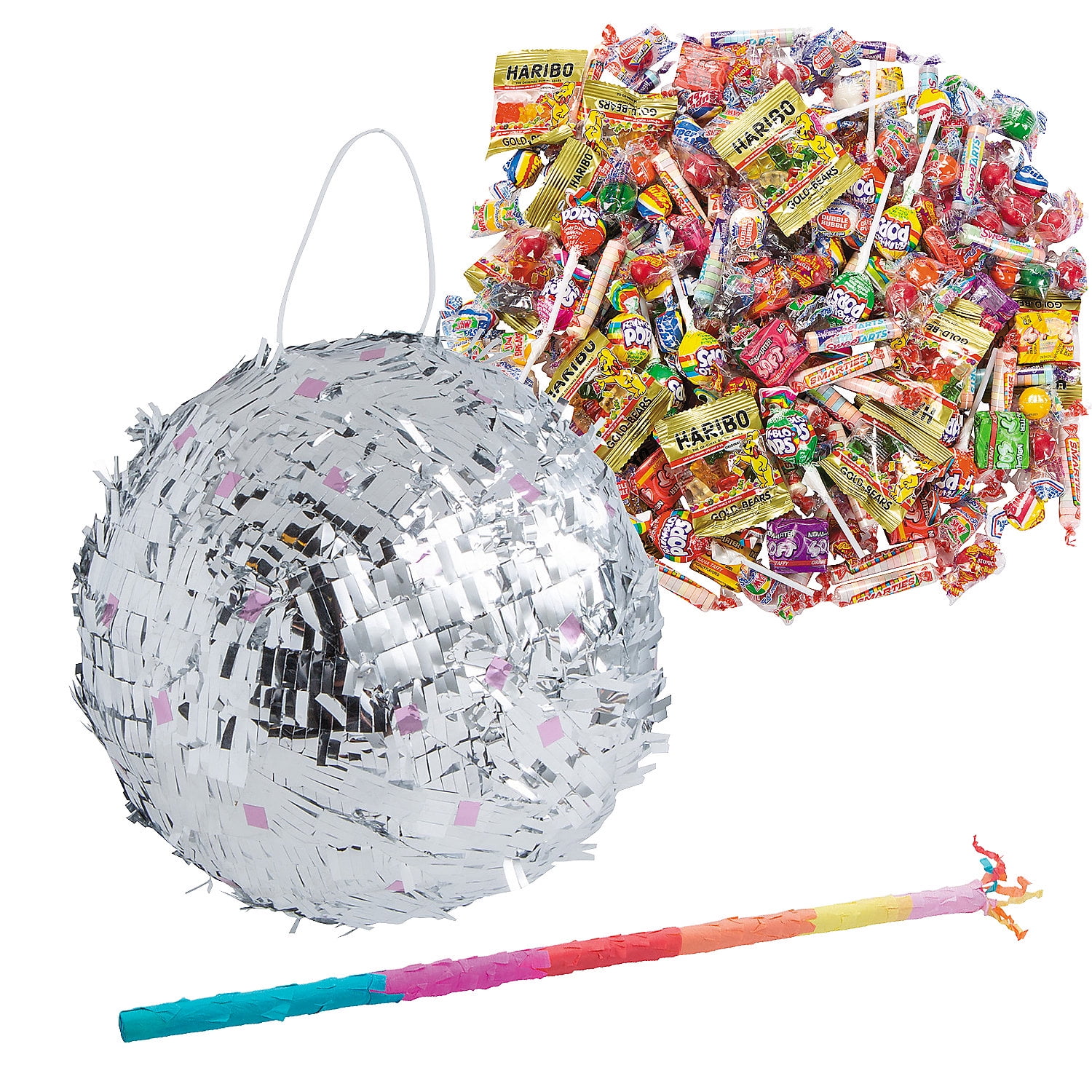 Fun Express Iridescent Disco Ball Piñata Kit – 208 Pieces - Walmart.com