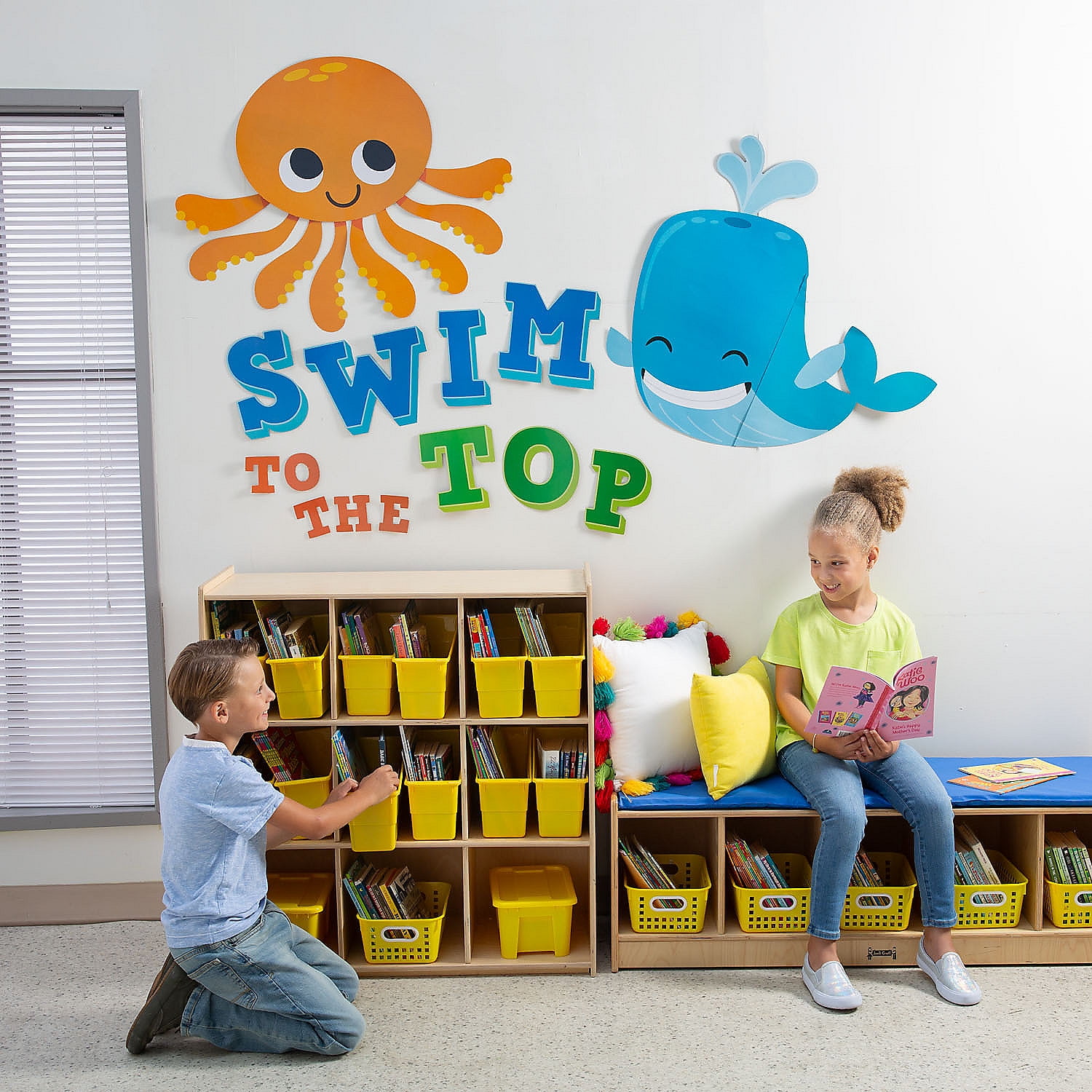 Fun Express Jumbo Under the Sea Bulletin Board Cutouts - 5 Pc - Walmart.com