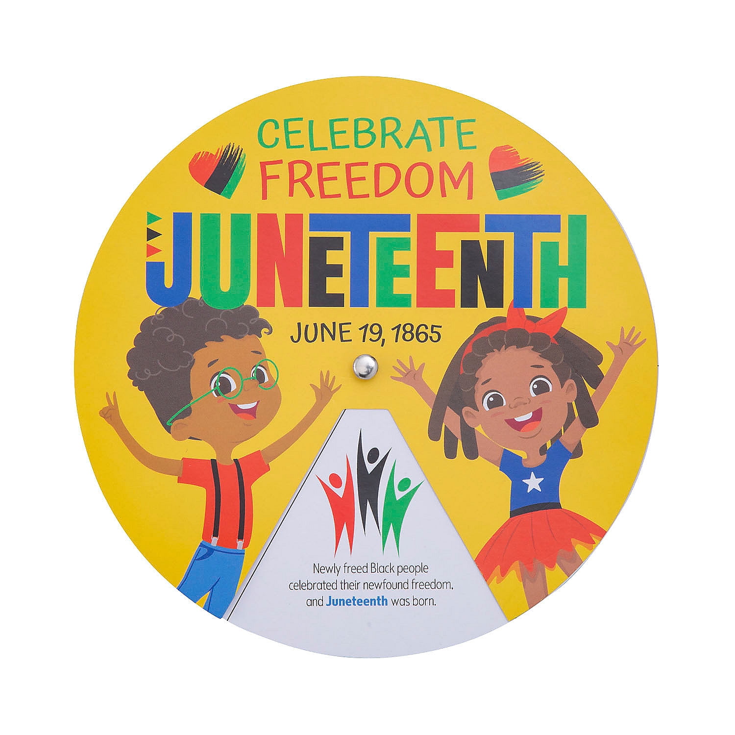 Fun Express Juneteenth Learning Wheels - 12 Pc. - Walmart.com