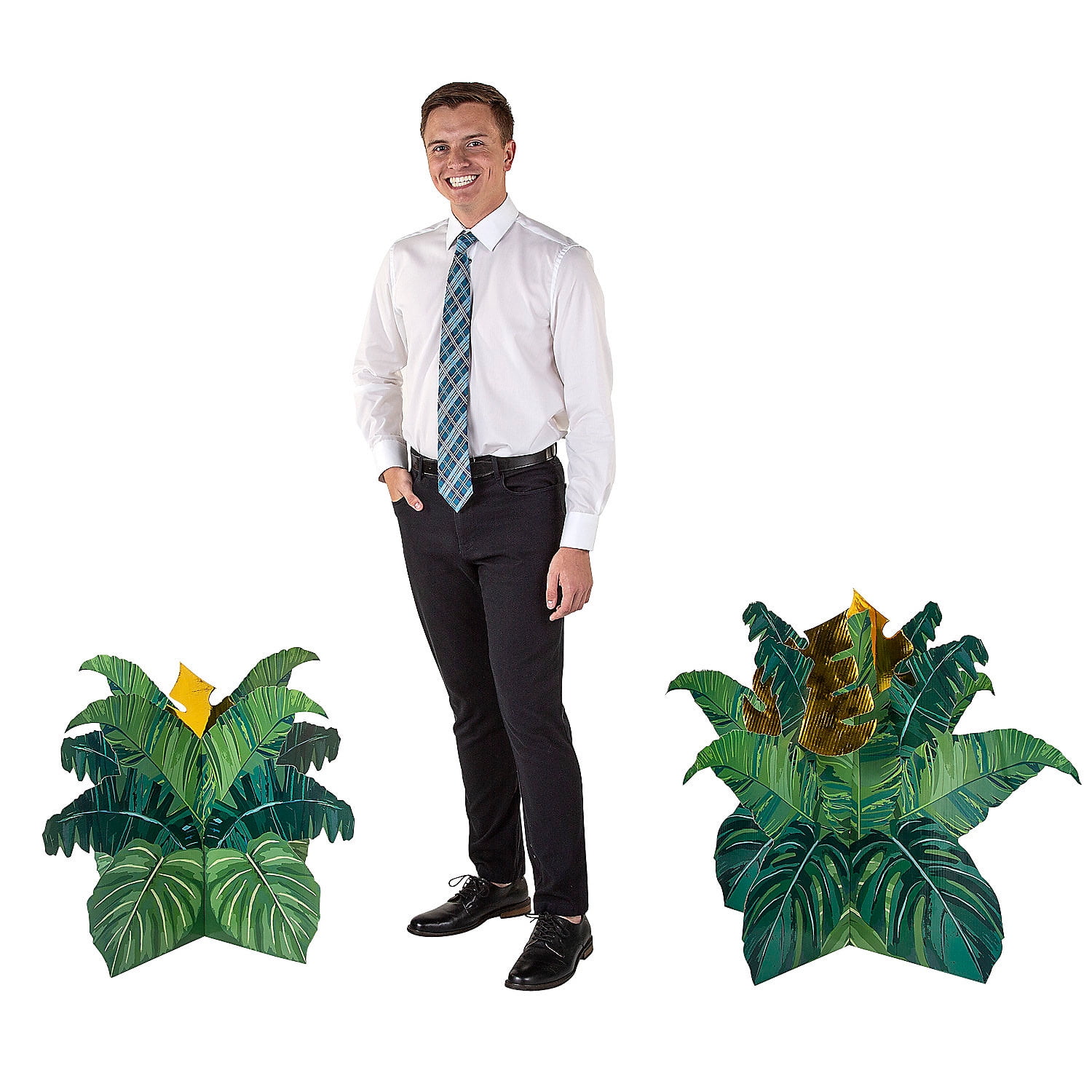 Fun Express Jungle Nights Leaf Cardboard Cutout Stand-Up - 2 Pc ...