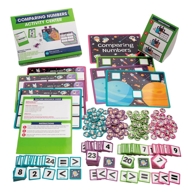Fun Express Kindergarten Comparing Numbers Math Educational Activity ...