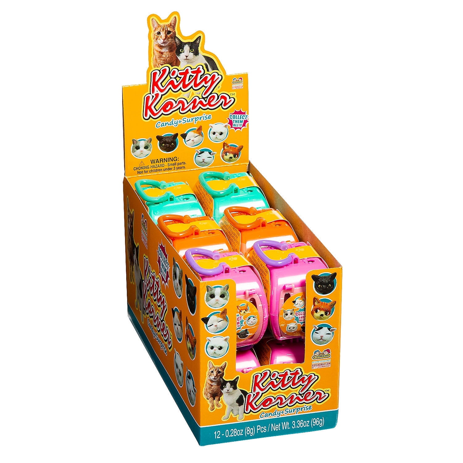Fun Express Kitty Korner Candy Surprise Toys, 12 Pieces, Collectible ...