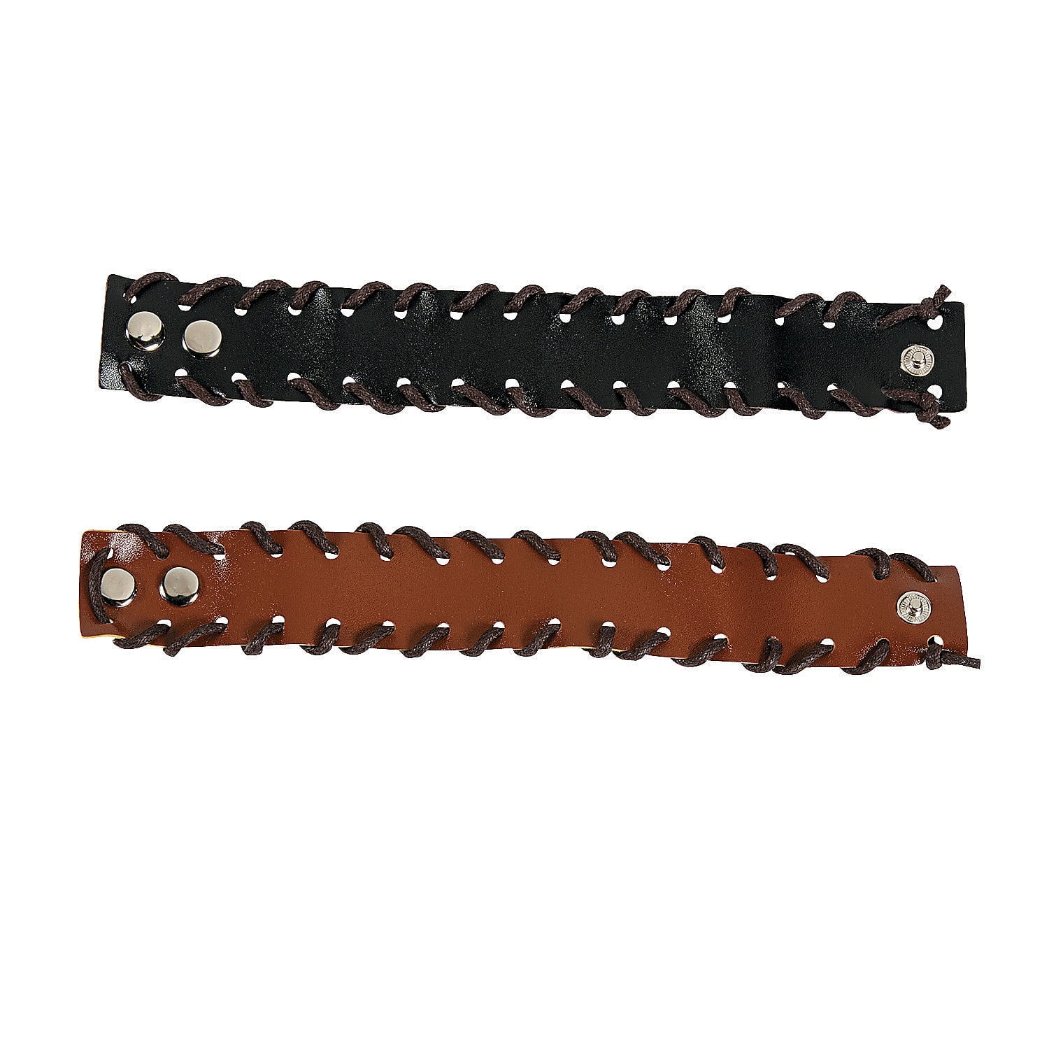 Fun Express Lacing Imitation Leather Bracelet Craft Kit – DIY Bracelet ...