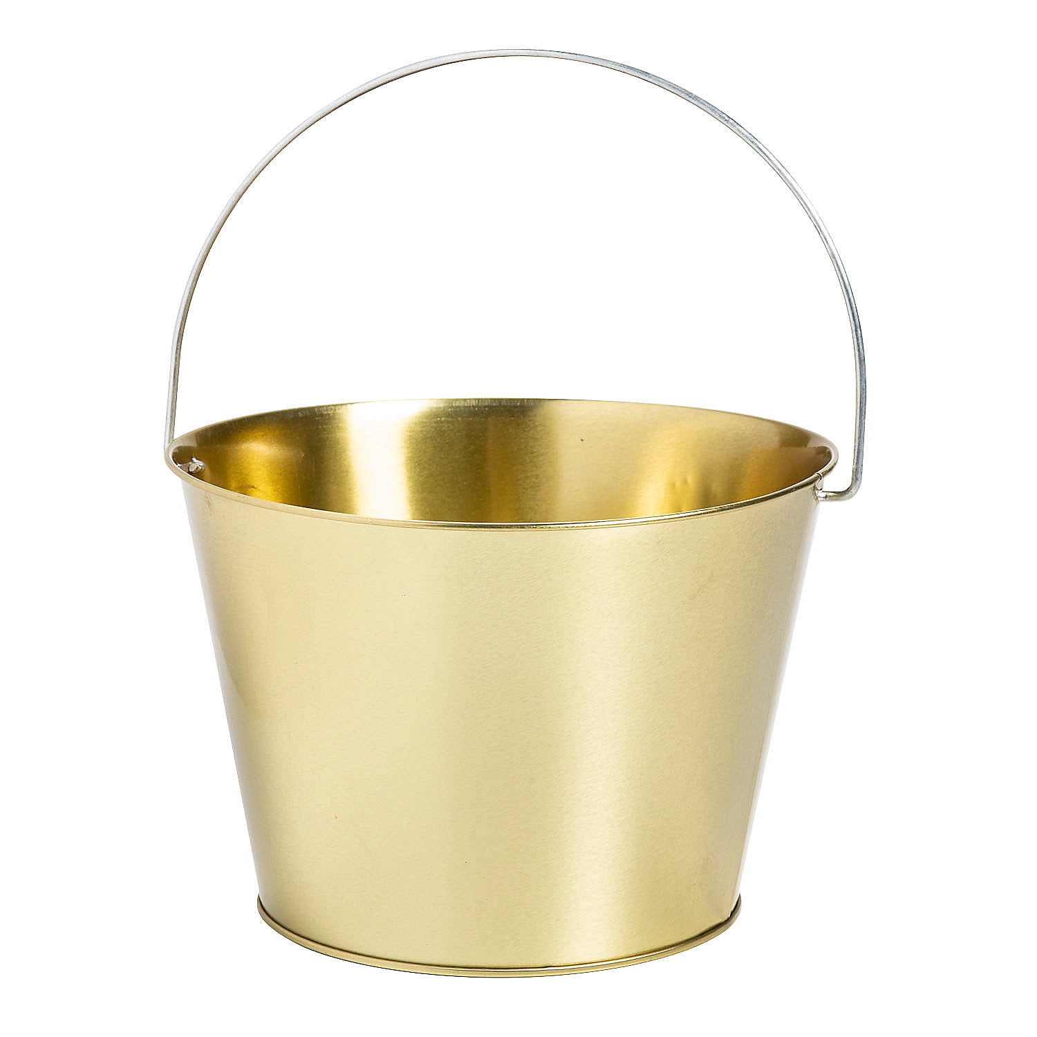 Fun Express Large Galvanized Gold Pail - Walmart.com