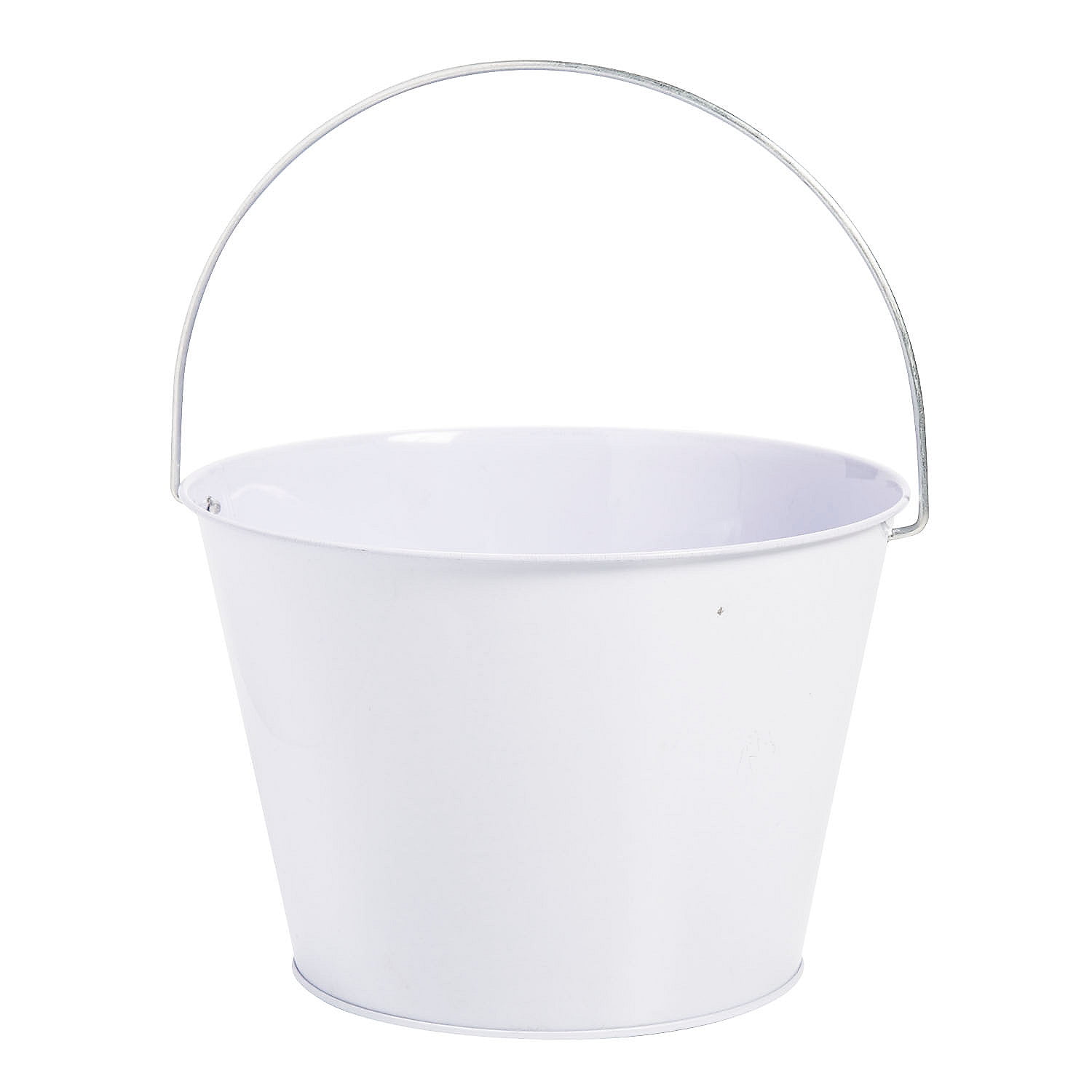 Fun Express Large Galvanized White Pail - Walmart.com