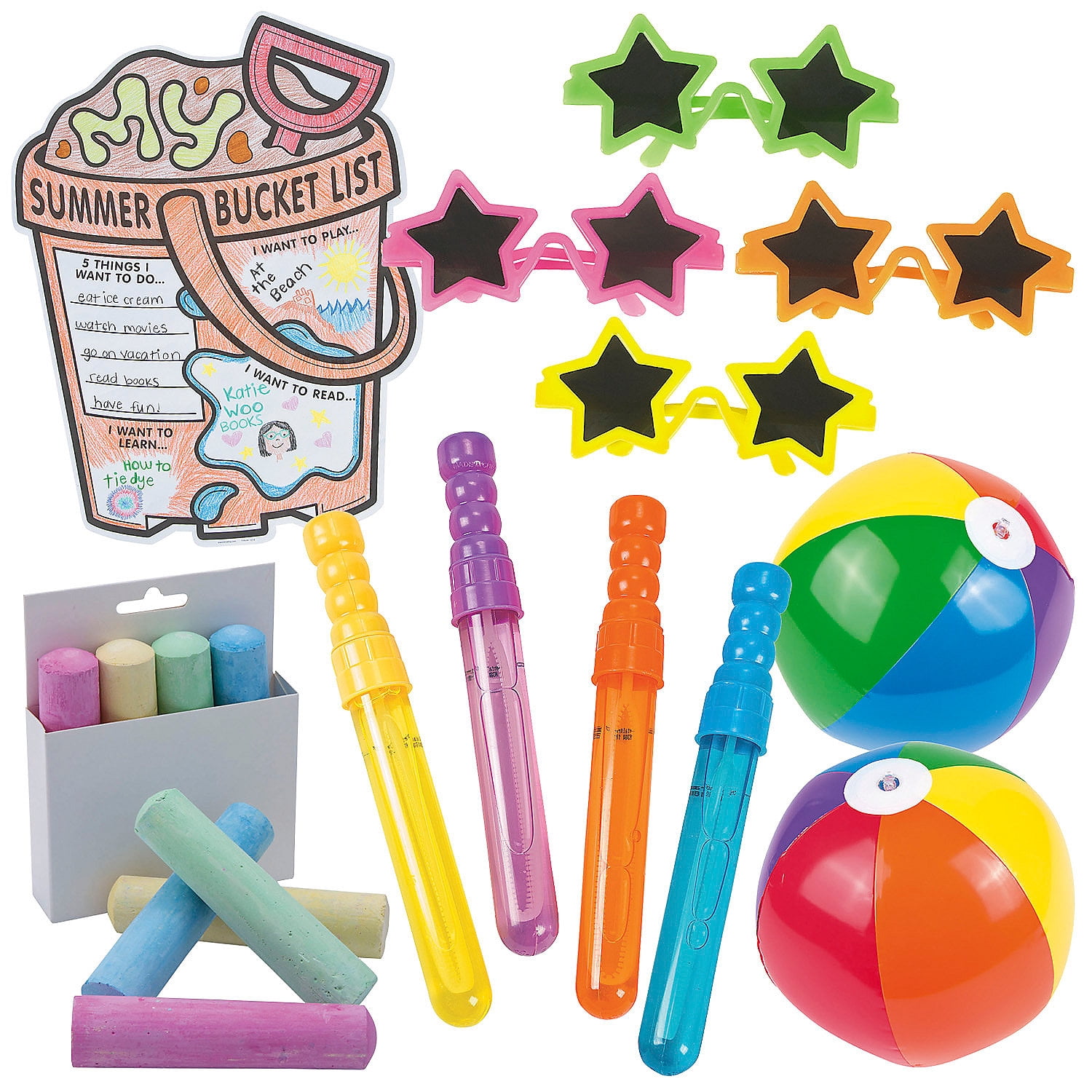 Fun Express Last Day of School Summer Bucket List Gift Kit for 30 ...