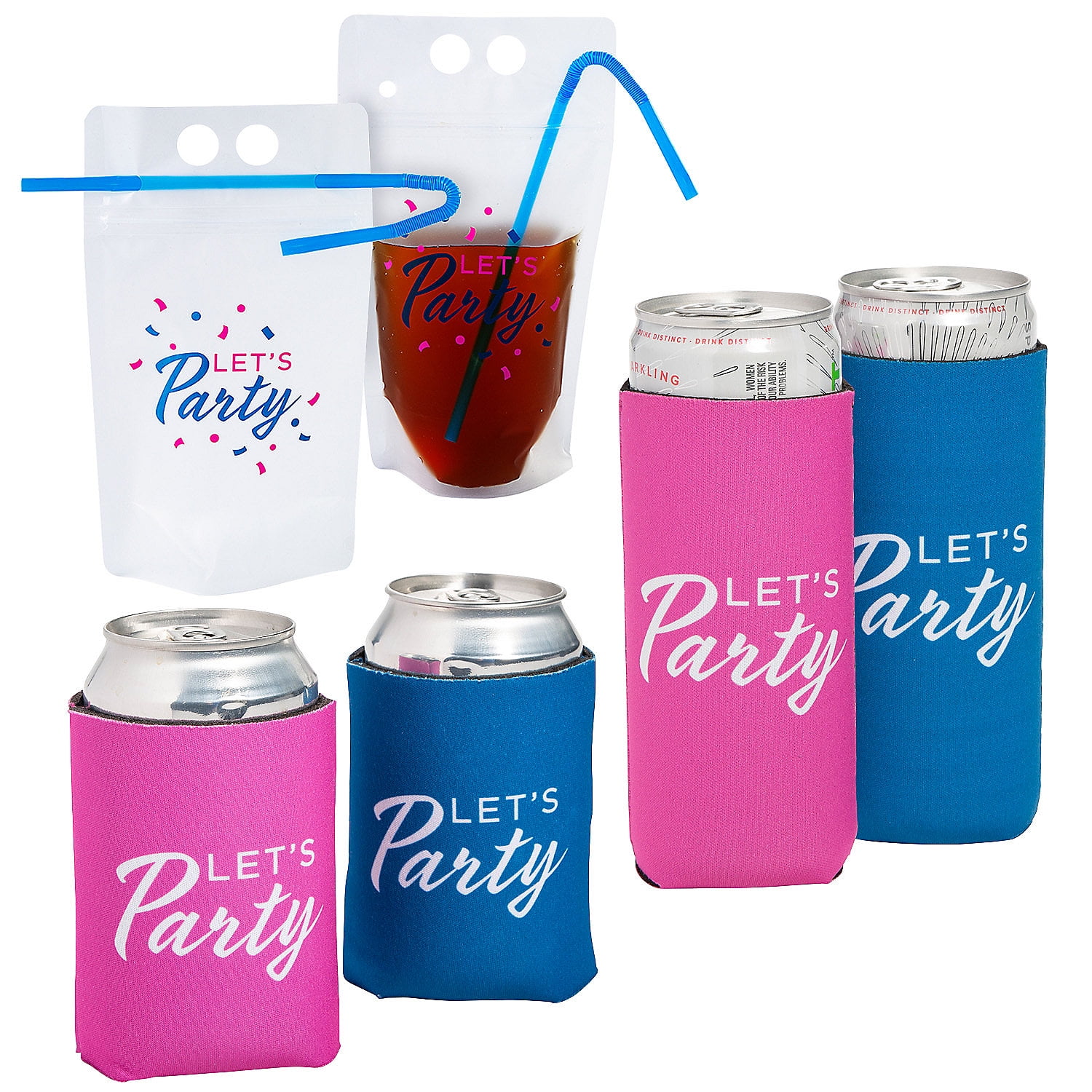 Fun Express Let’s Party Drinkware Assortment 49 Pieces - Walmart.com