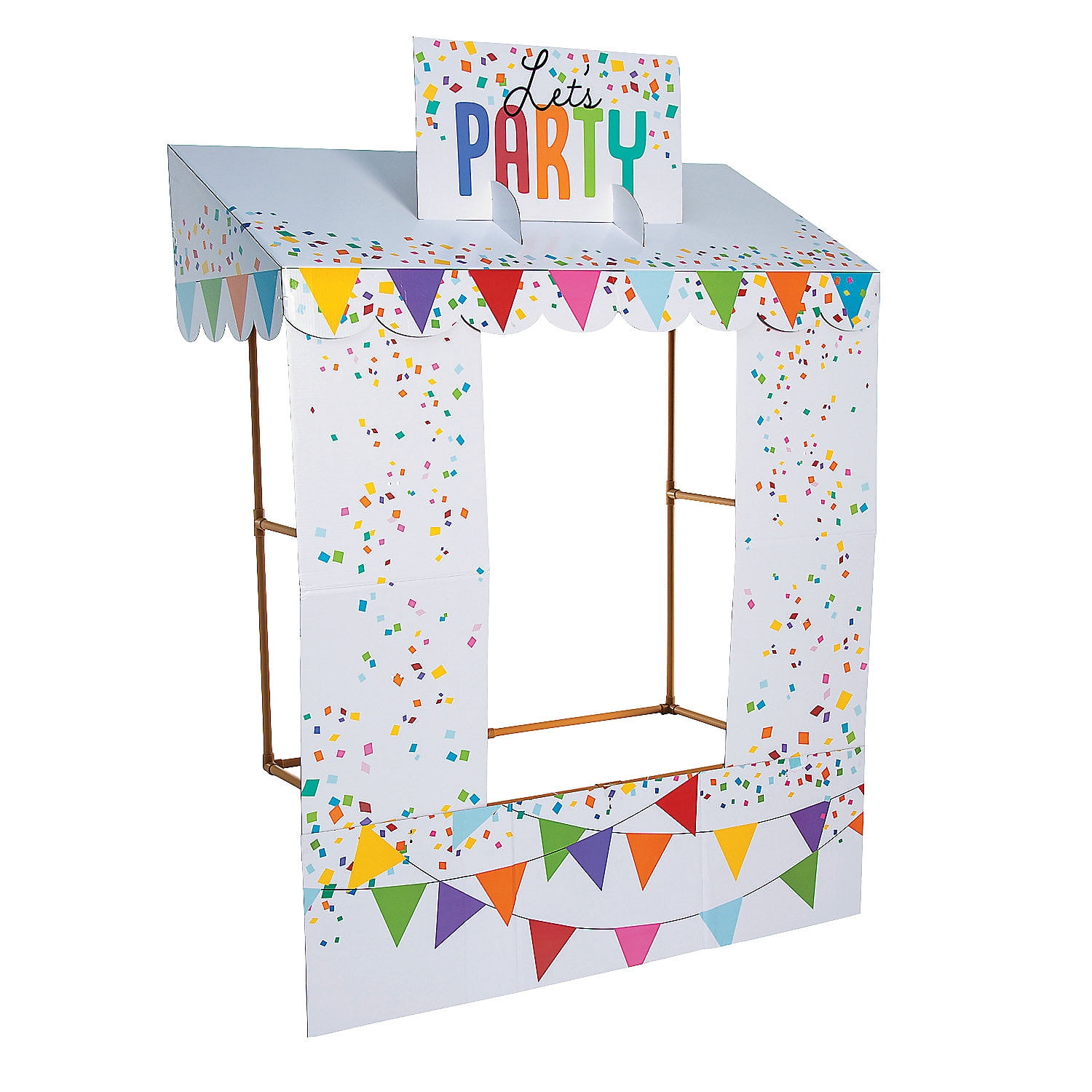 Fun Express Let’s Party Tabletop Hut with Frame - 6 Pc - Walmart.com