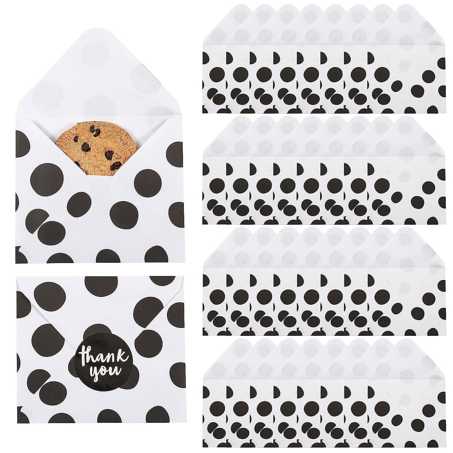 Fun Express Mega Bulk 200 Piece Thank You Envelope Treat Bags with ...