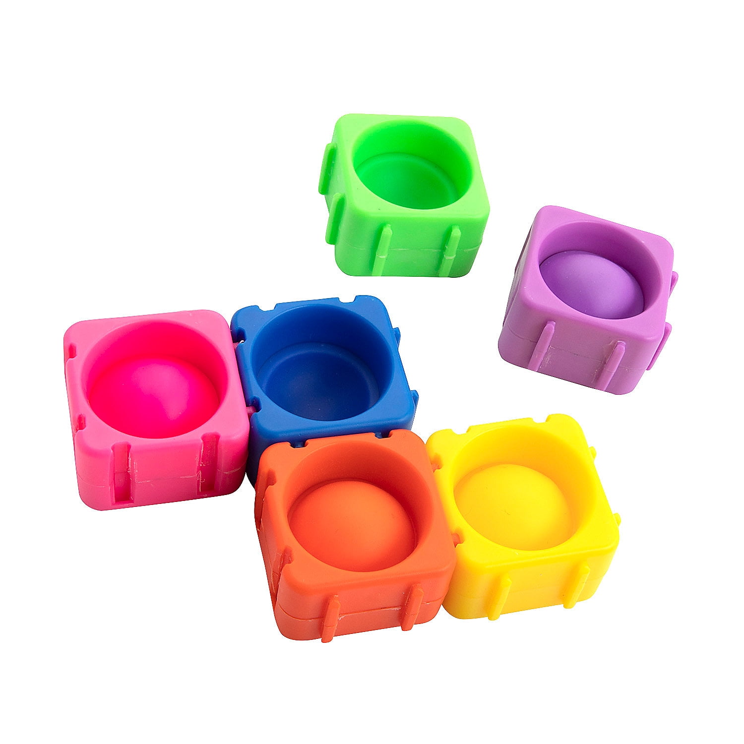 Fun Express Mini Popping Puzzle Pieces Fidget Toys - 24 Pieces ...