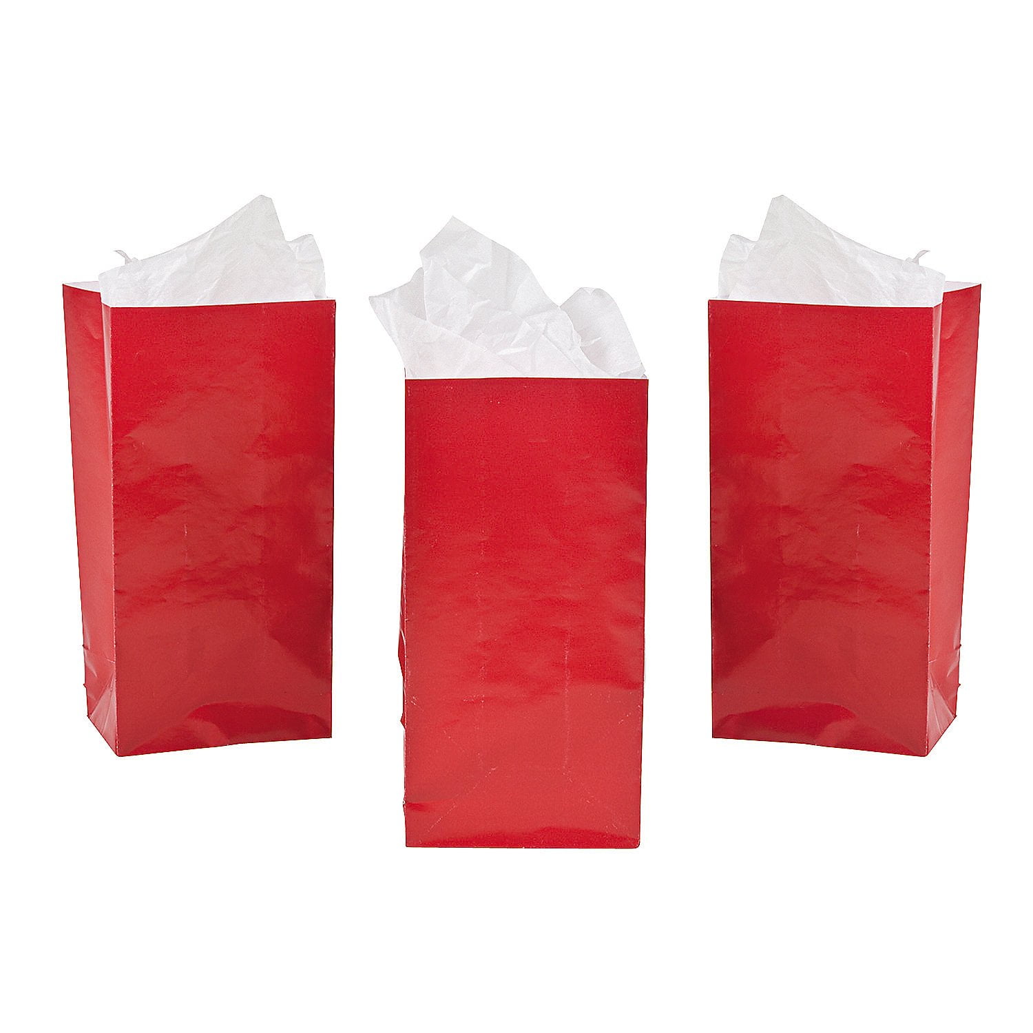 Fun Express - Mini Red Paper Treat Bags (24pc) - Party Supplies - Bags ...