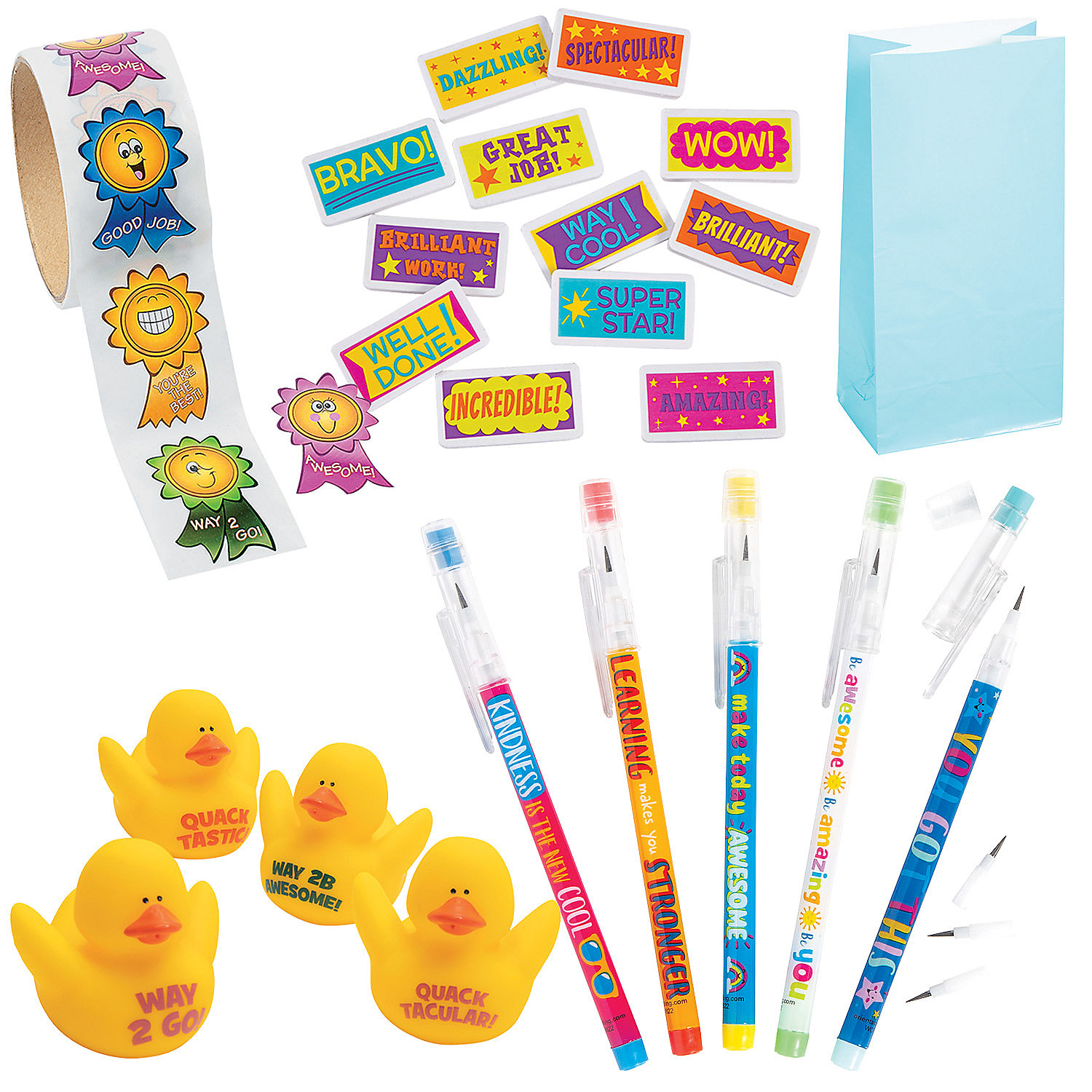 Fun Express Motivational Handout Kit for 24 - Walmart.com