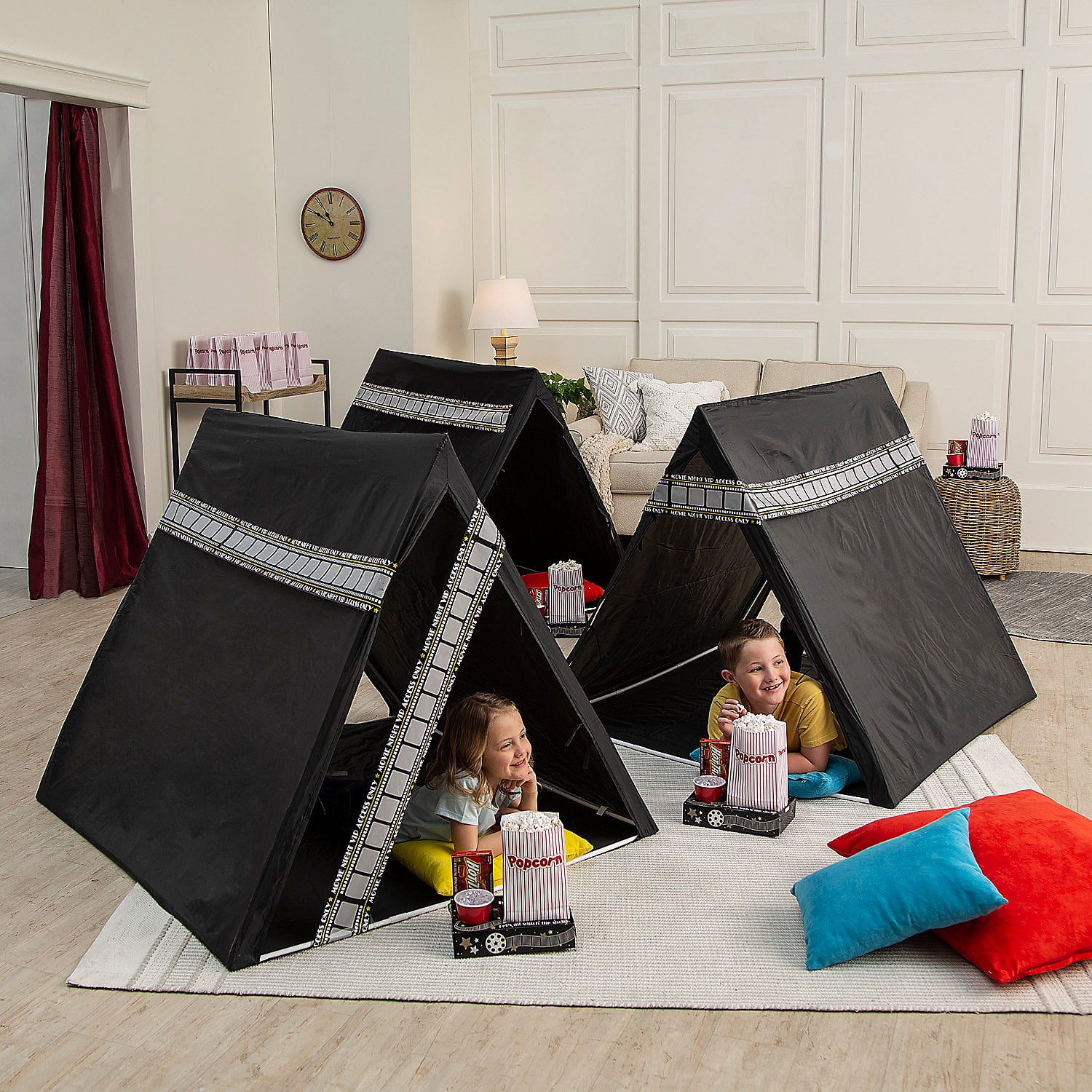 Fun Express Movie Night Sleepover Tent Kit for 6 - Walmart.com