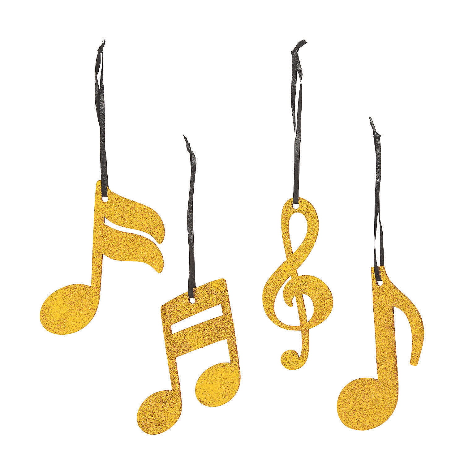 Fun Express Musical Note Ornaments, Home Decor, 12 Pieces - 4 ...