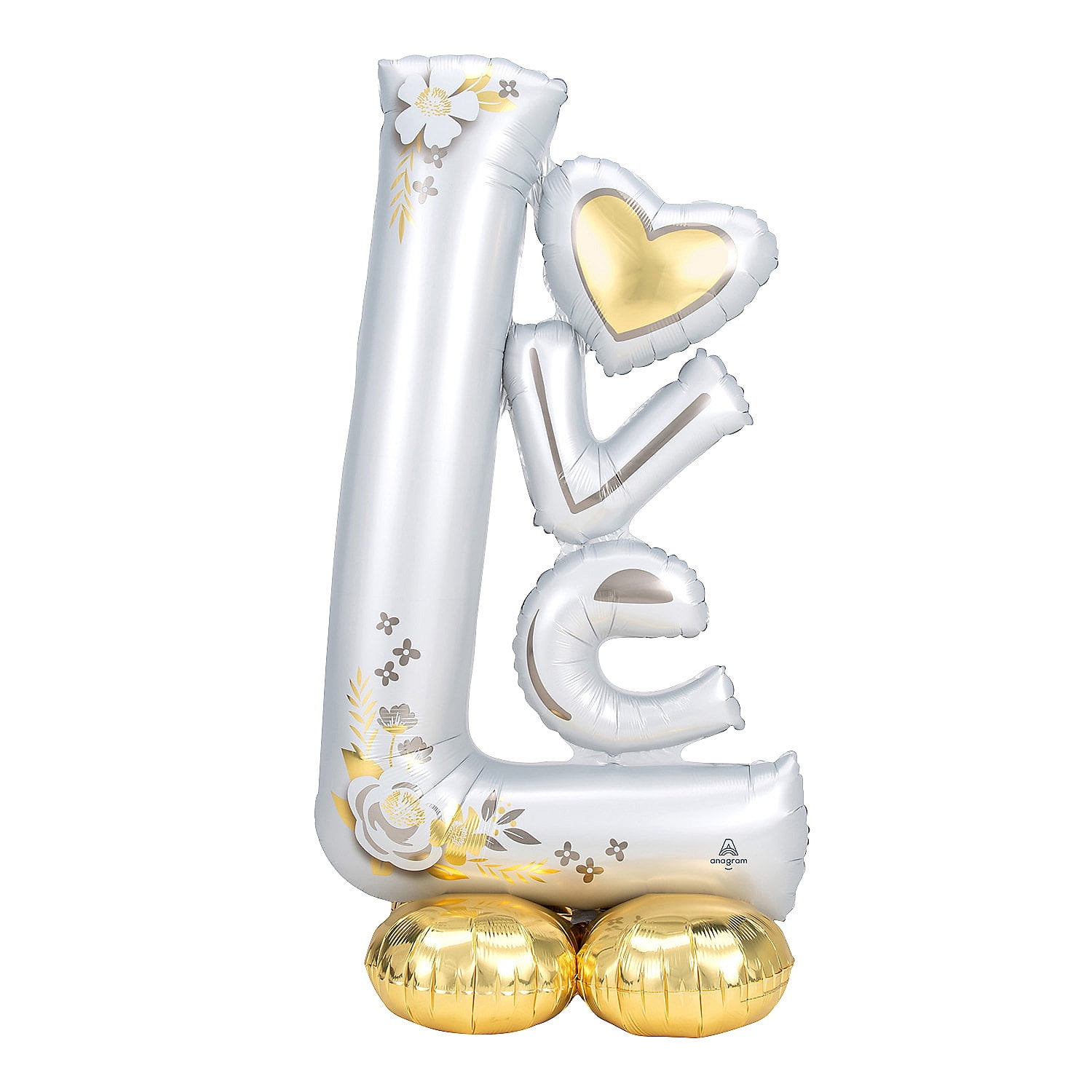 Fun Express Mylar Balloon Love 59" - Walmart Business Supplies