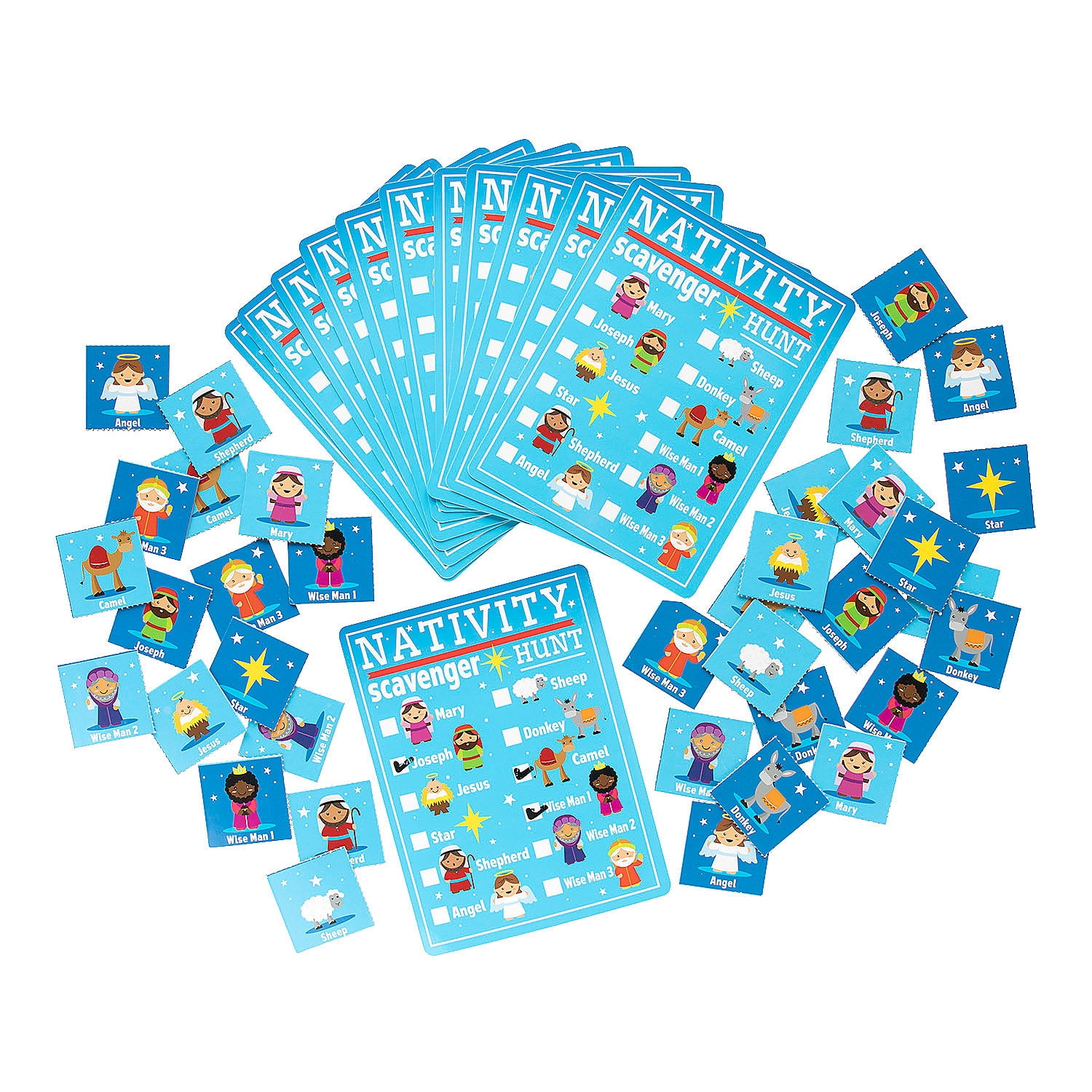 Fun Express Nativity Dry Erase Scavenger Hunt Game - Walmart.com