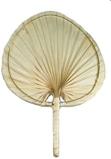 Fun Express Natural Palm Leaf Hand Fan – Eco-Friendly Lightweight ...