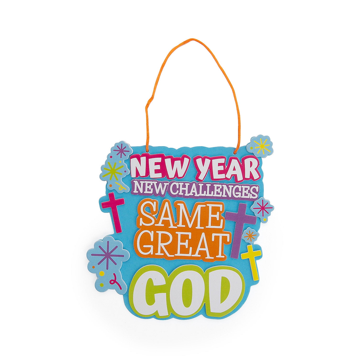 Fun Express New Year Same Great God Sign Craft Kit - Makes 12 - Walmart.com