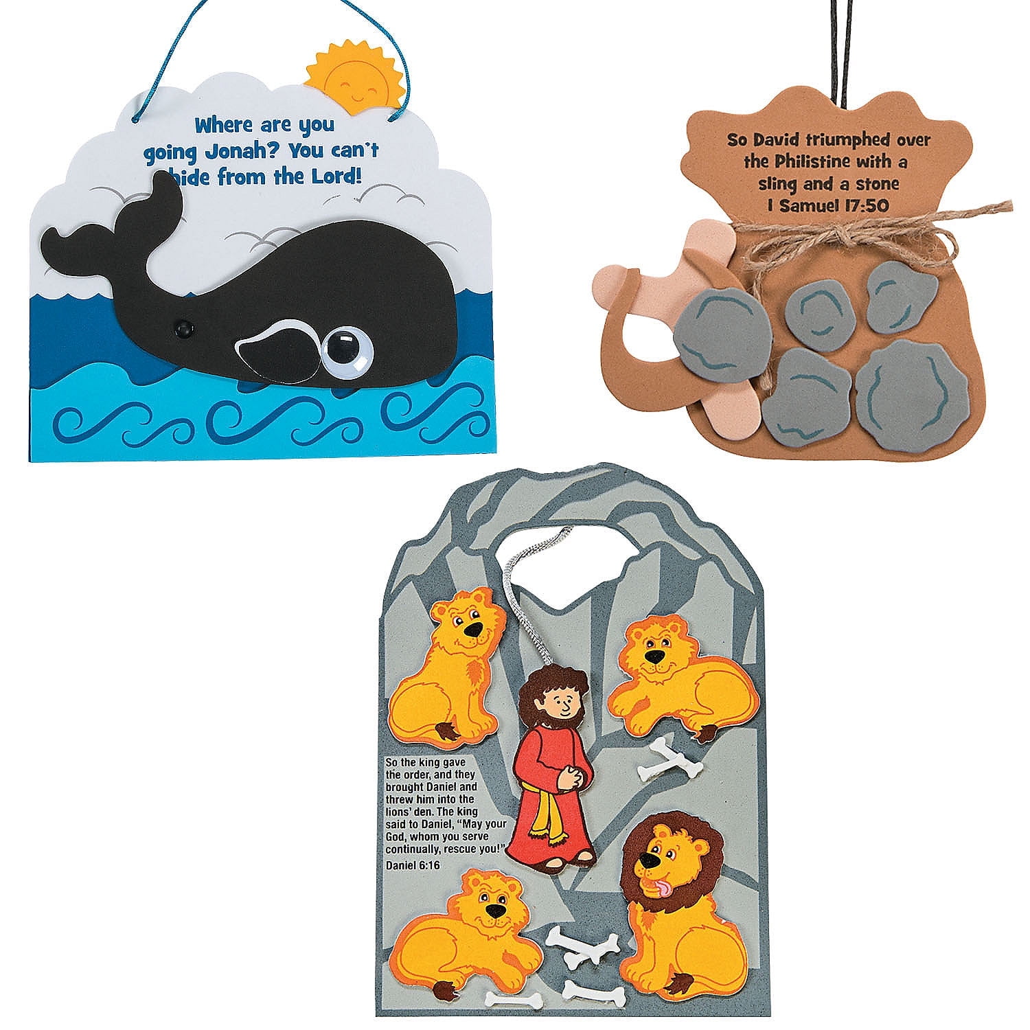 Fun Express Old Testament Bible Story Craft Kit Assortment - Makes 36 ...