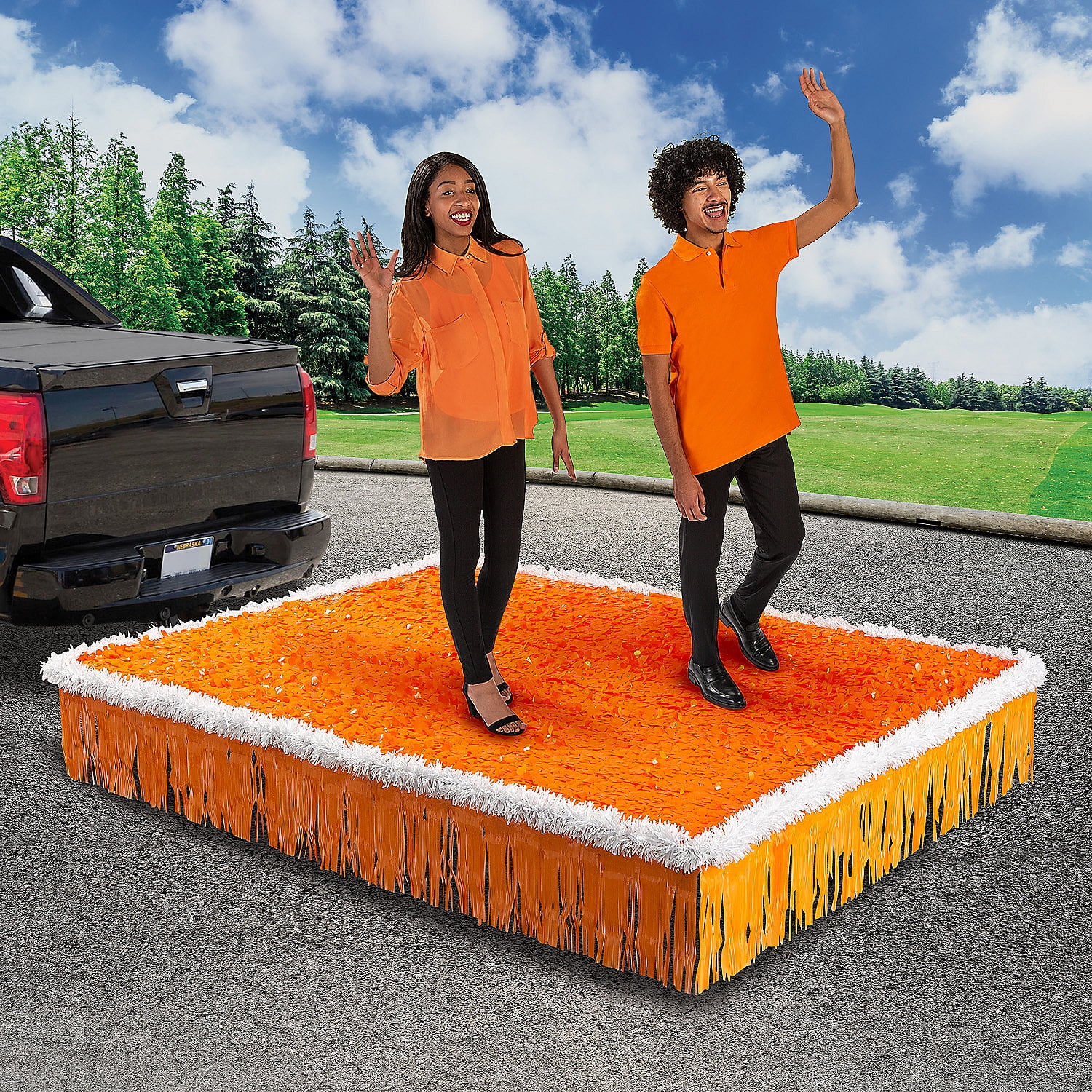 Fun Express Orange Graduation Parade Float Decorating Kit 8 Pieces ...