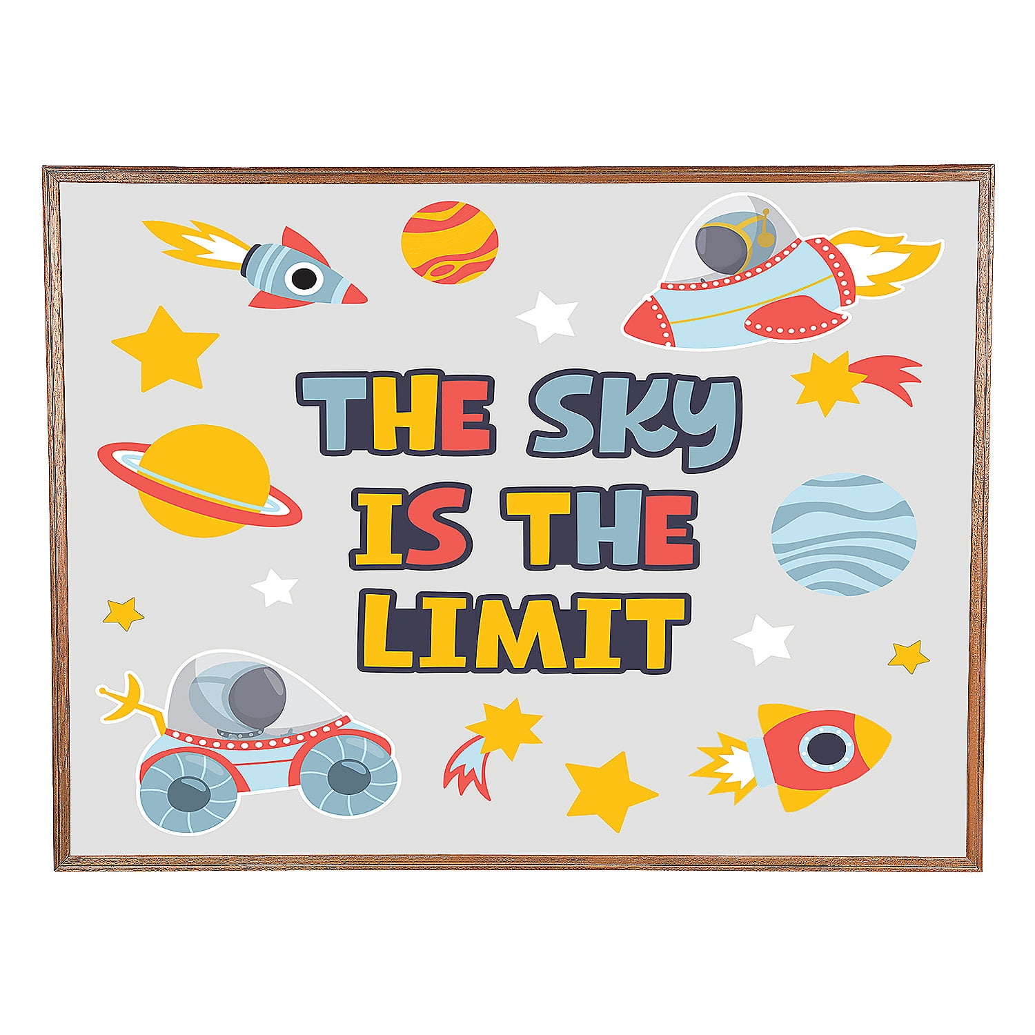 Fun Express Outer Space Classroom Bulletin Board Set - 61 Pieces ...