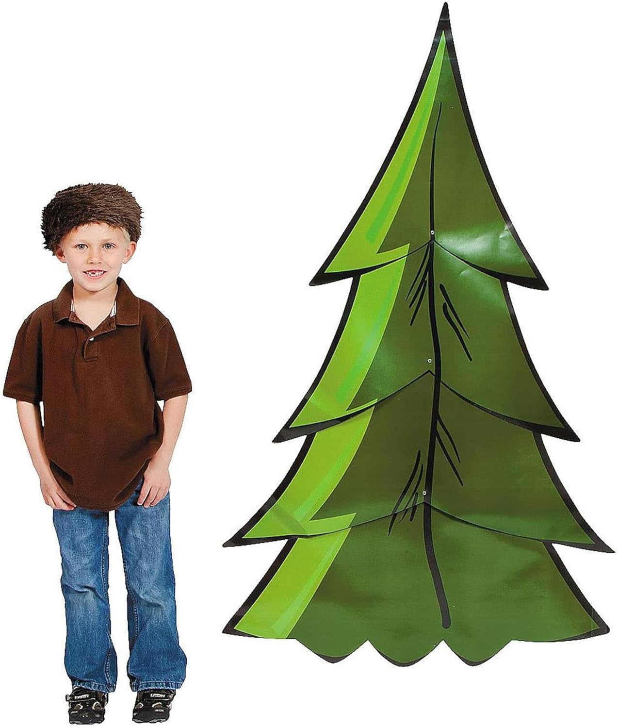 Fun Express Pine Tree Cardboard Cutouts (Almost 5 feet Tall), 2 Trees ...
