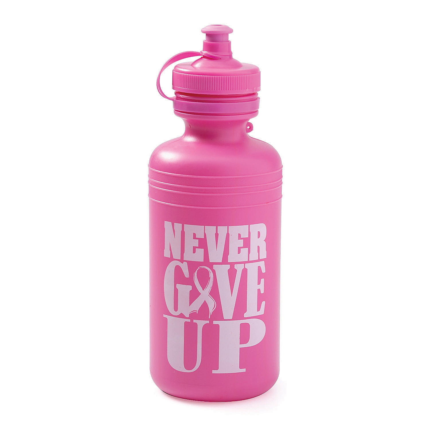 Fun Express Pink Ribbon Plastic Water Bottles - 12 Pieces - Walmart.com