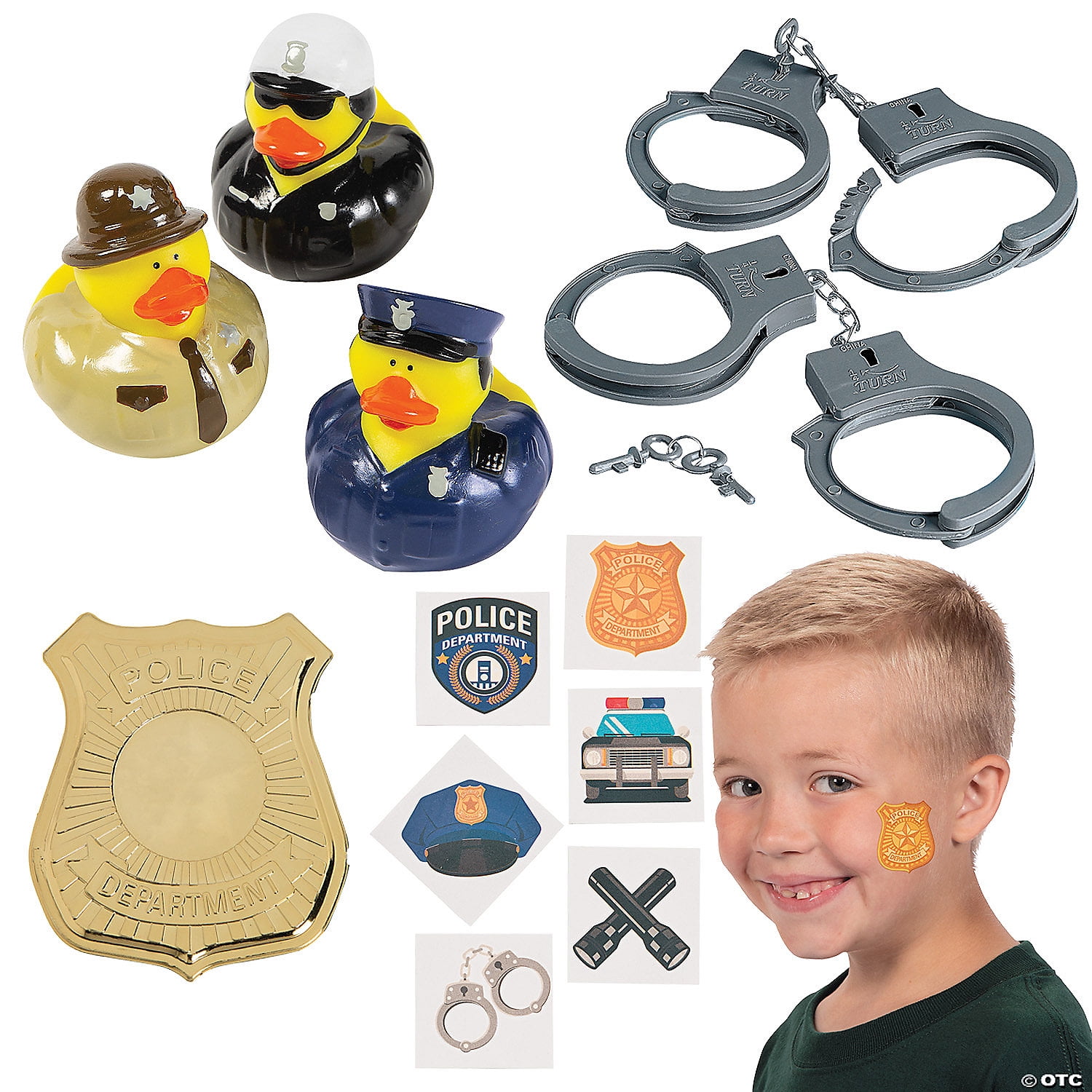Police Party Handout Kit for 12 - Walmart.com