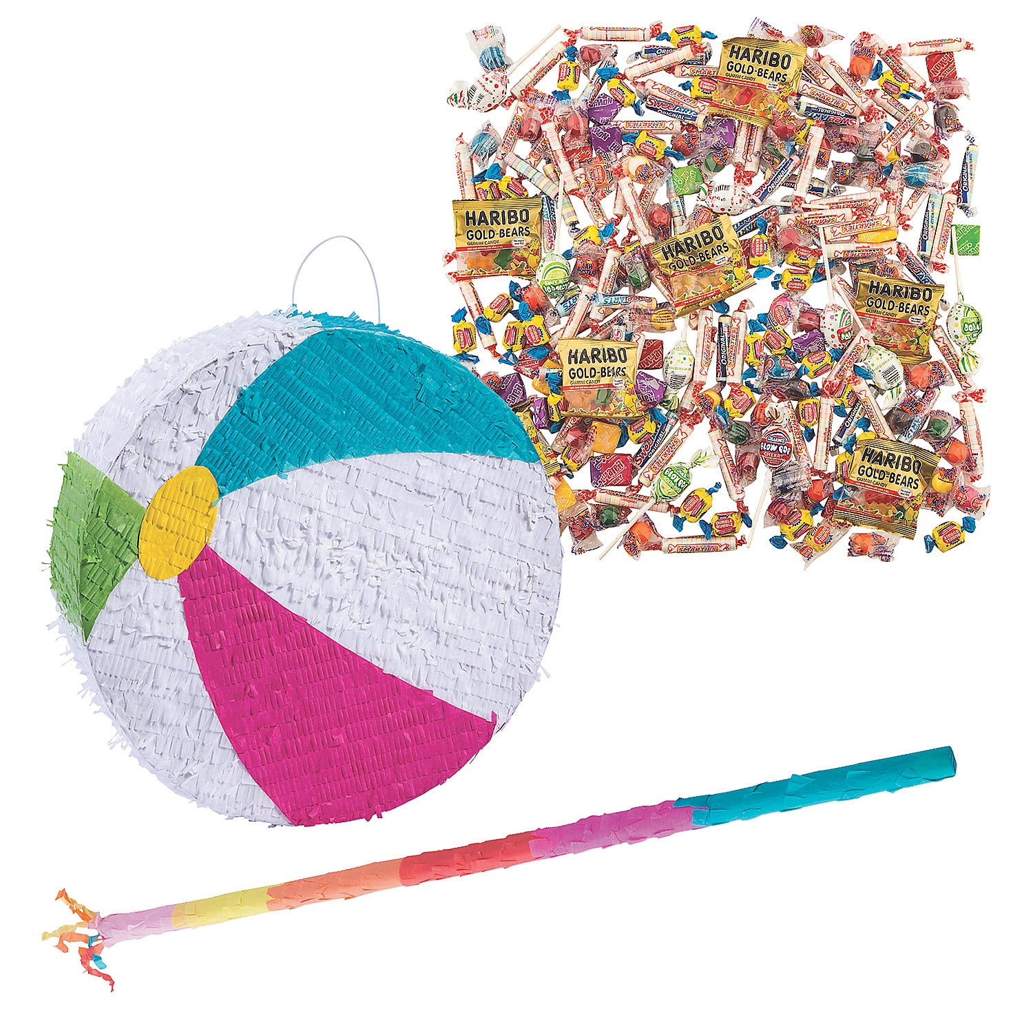 Fun Express Pool Party Beach Ball Piñata Kit – 208 Pieces - Walmart.com