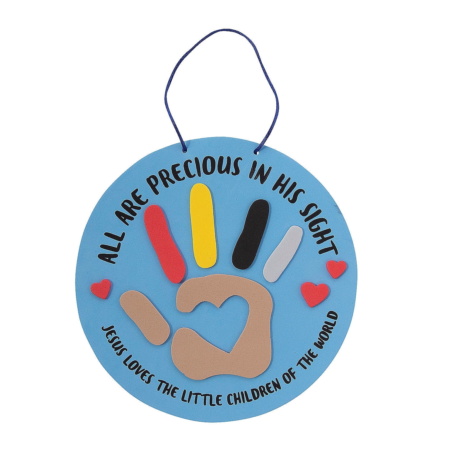 Fun Express Precious in His Sight Handprint Craft Kit – DIY Religious ...