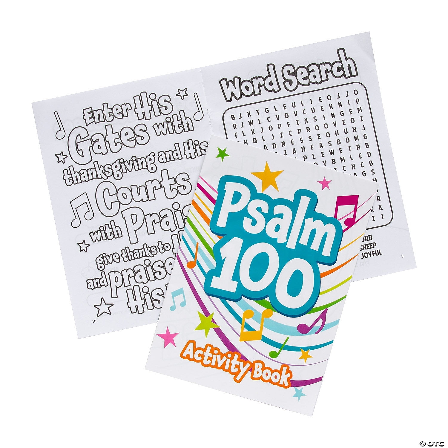 Fun Express Psalm 100 Coloring & Activity Books – Christian Bible Verse ...